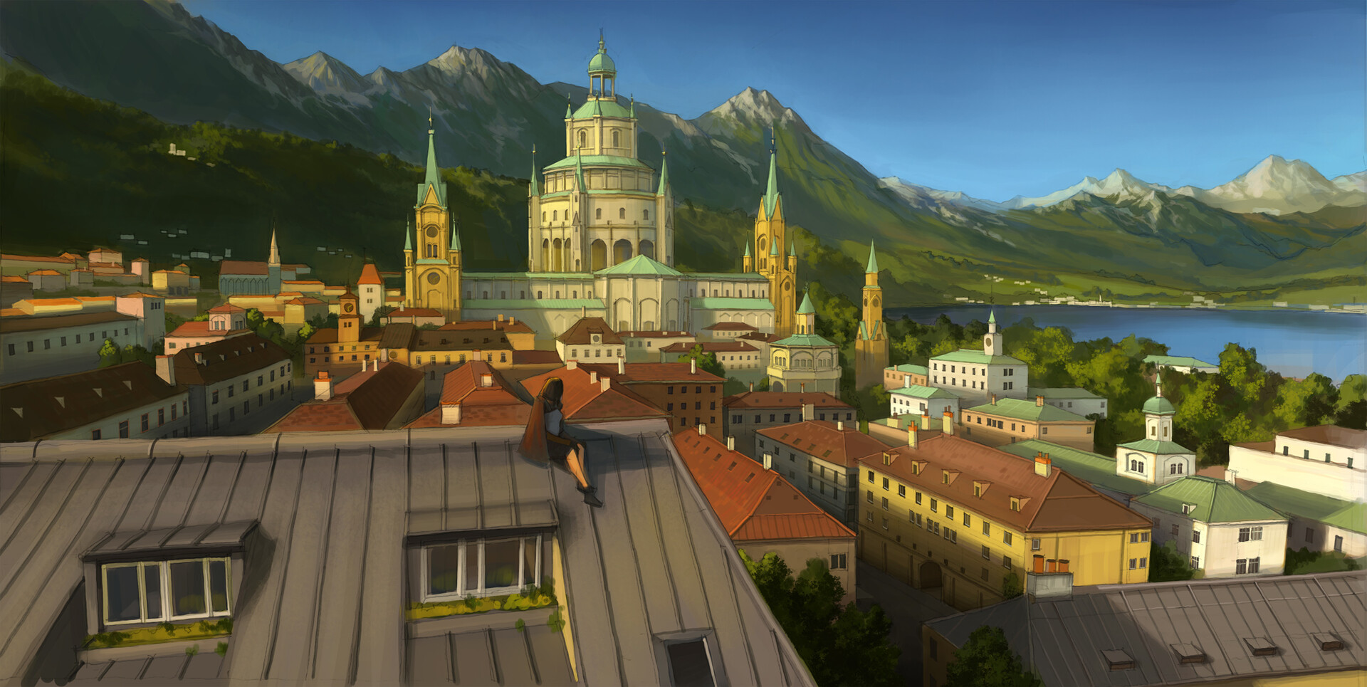 View From Roof by Li Moly | Scrolller