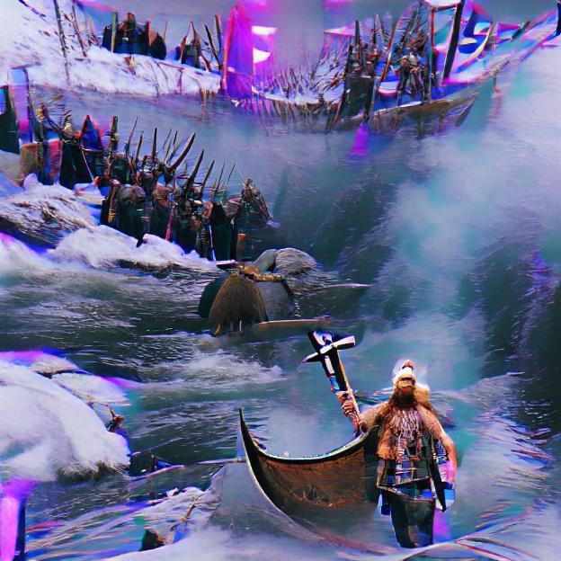 Viking Warrior entering Valhalla | Scrolller