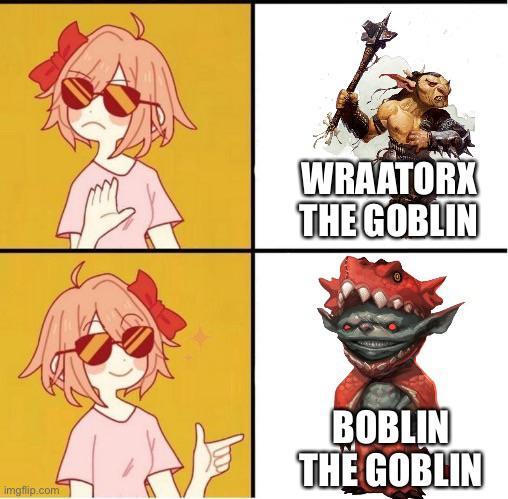 Virgin dnd goblin vs. chad pathfinder goblin | Scrolller