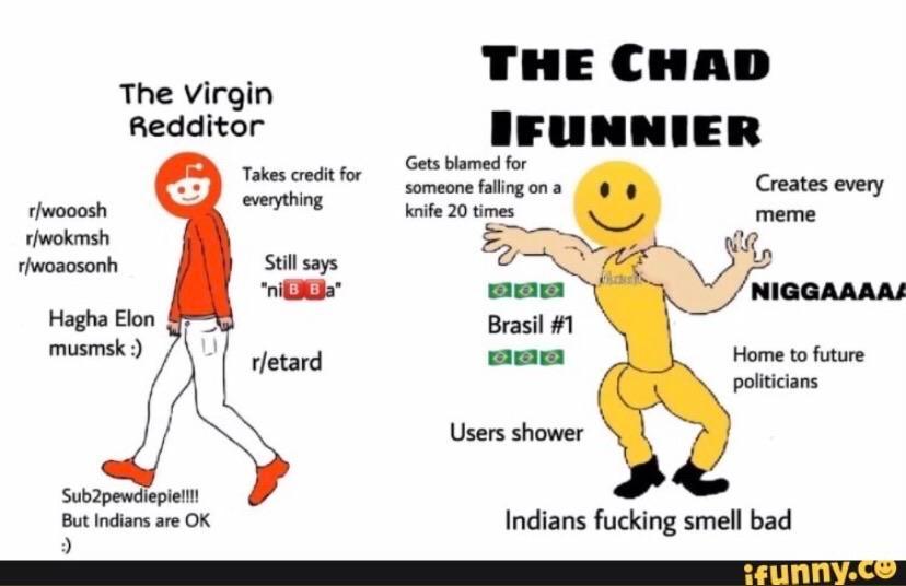 Virgin Redditor vs Chad Ifunnier | Scrolller