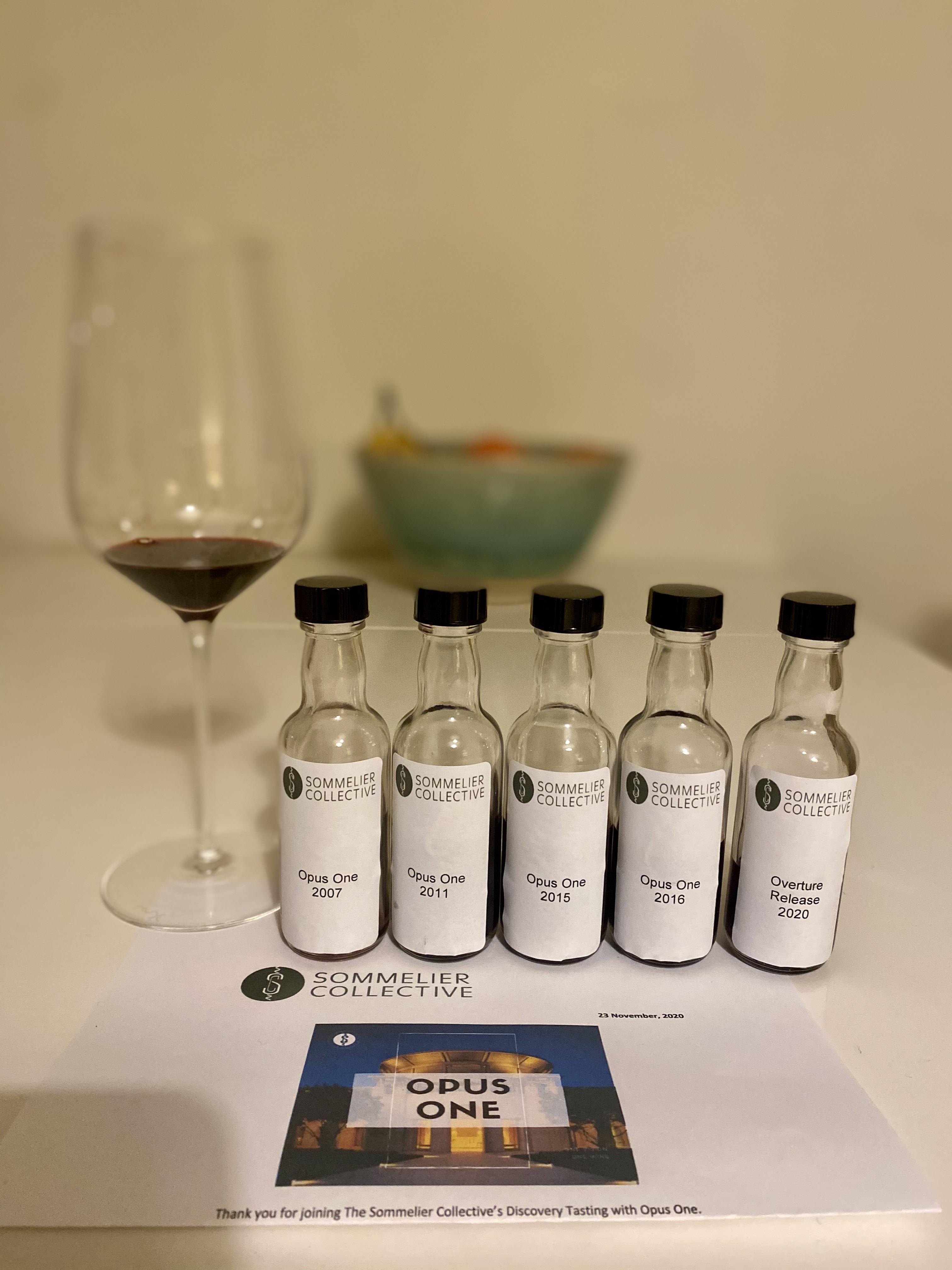 Virtual vertical Opus One tasting. | Scrolller