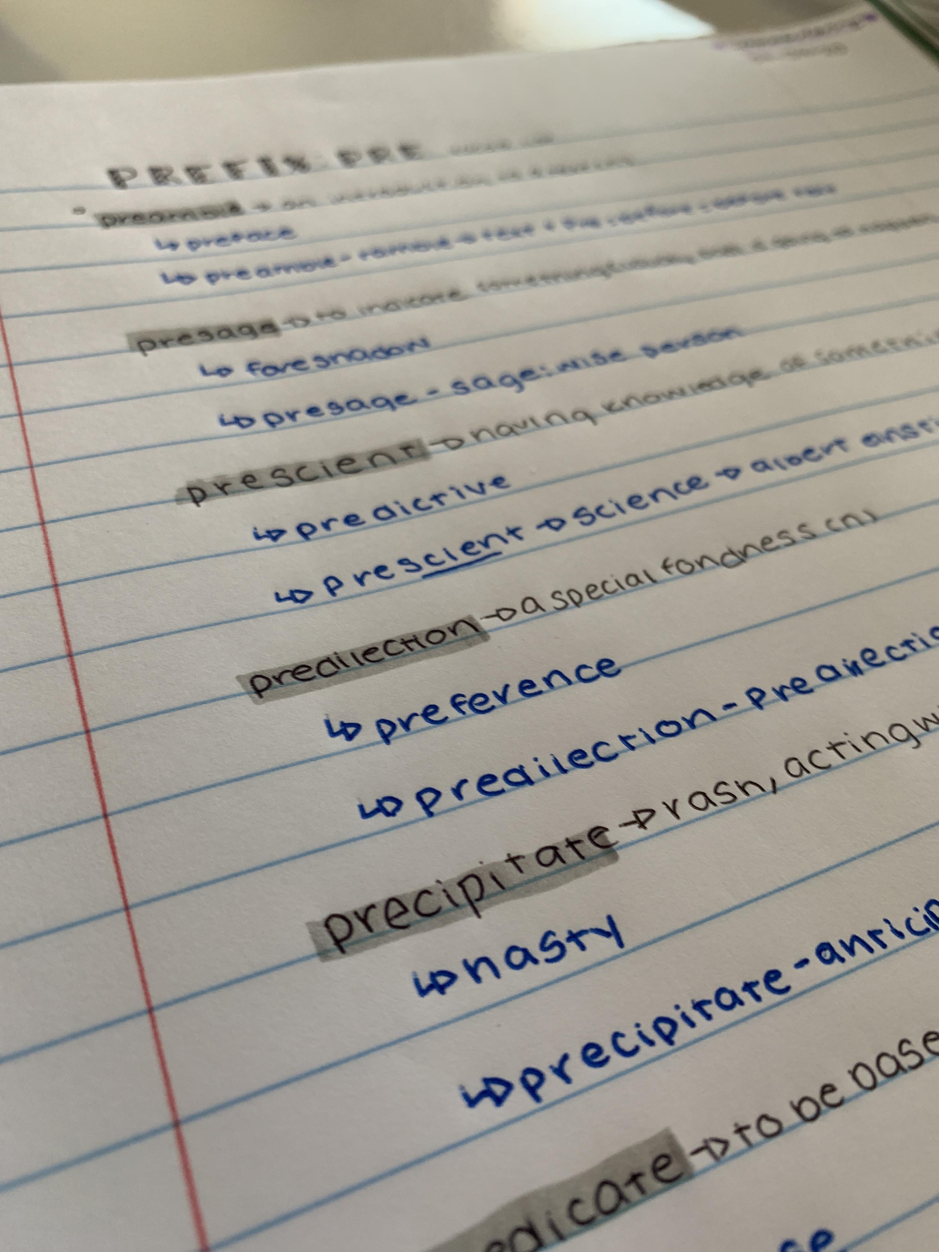 Vocabulary notes | Scrolller