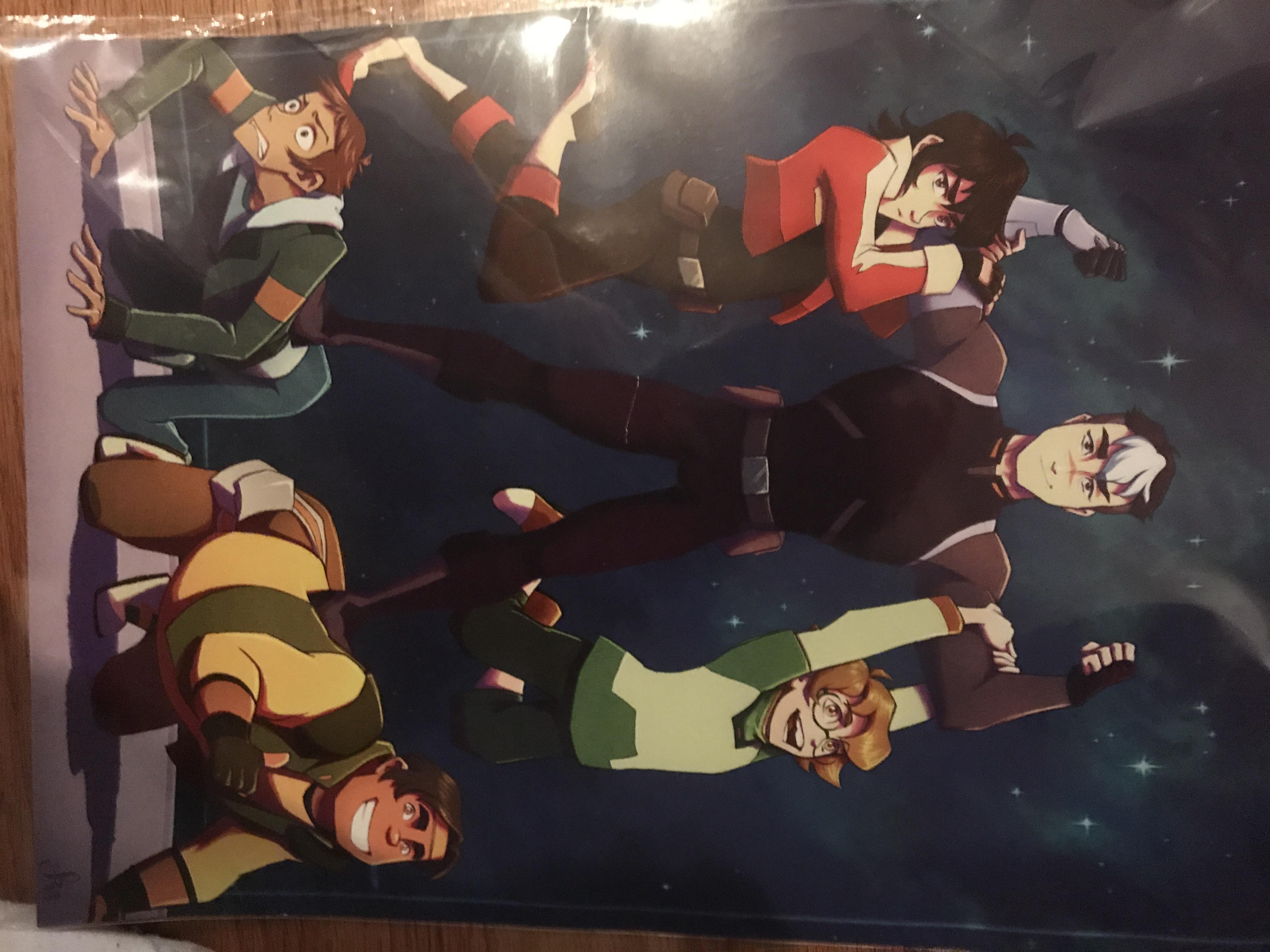 Voltron Print from NYCC | Scrolller