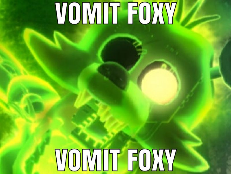 Vomit foxy | Scrolller