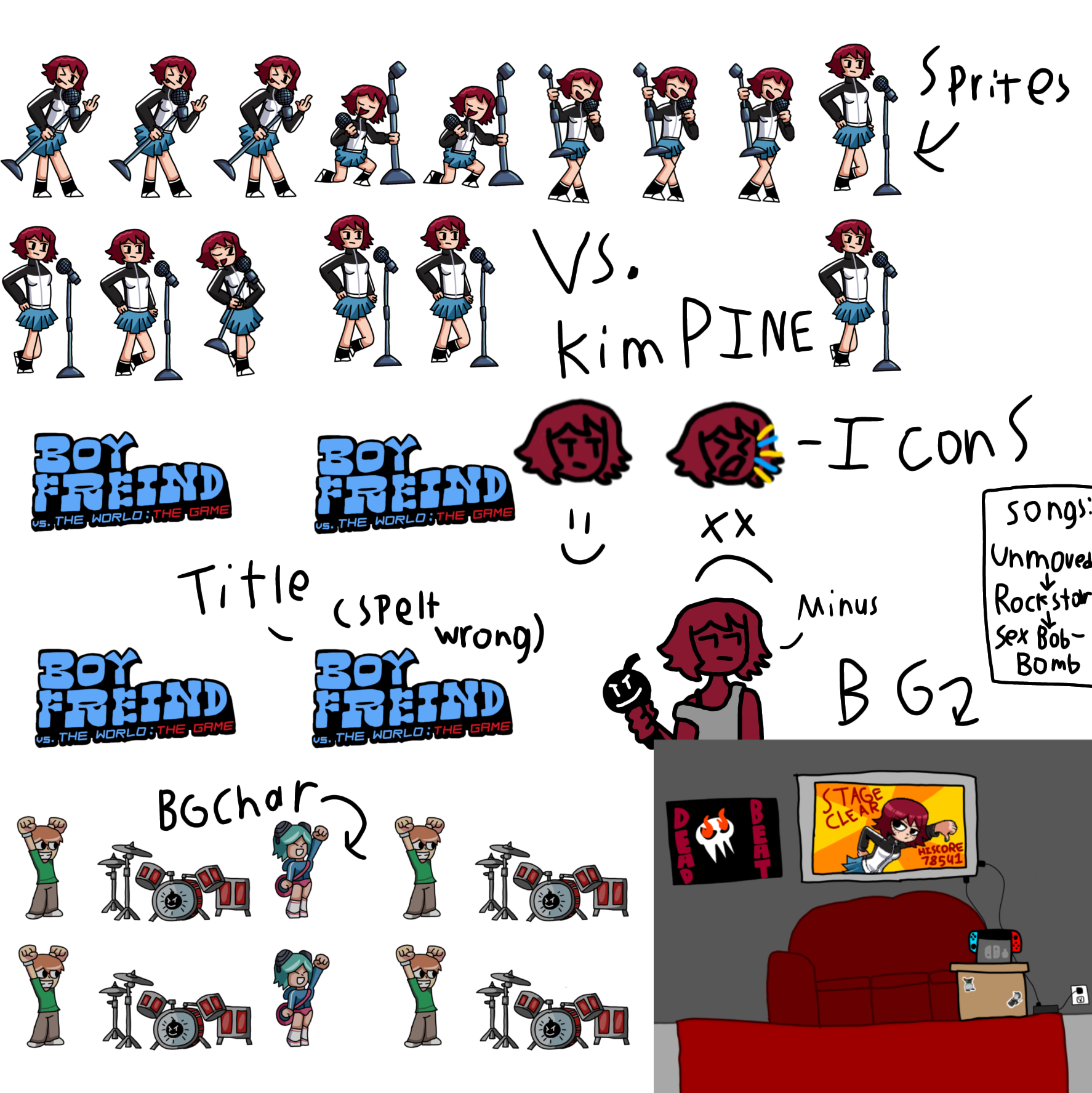 Vs Kim Pine Scrapped Mod | Scrolller