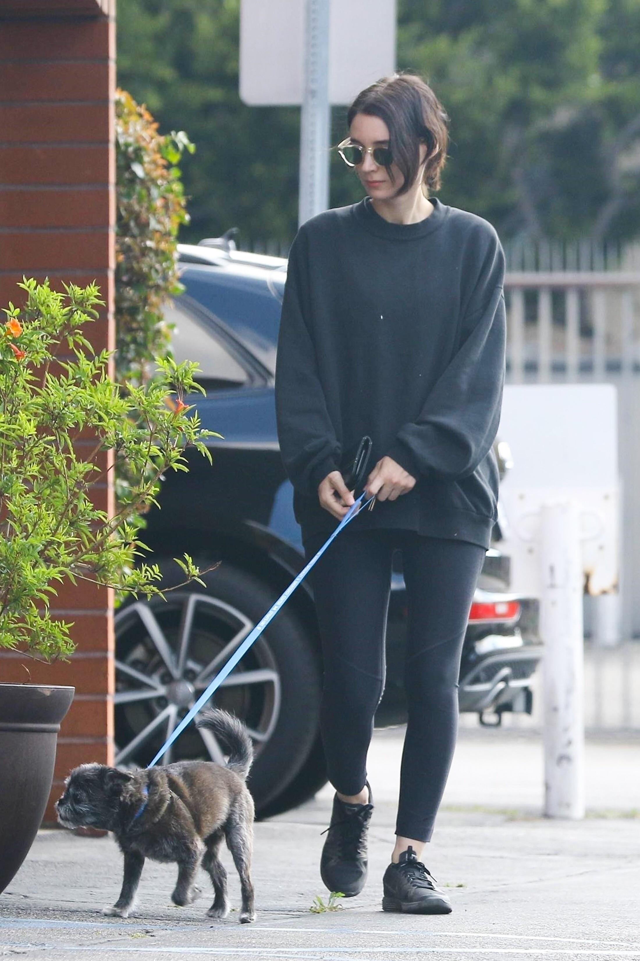 Walking her dogs | Scrolller