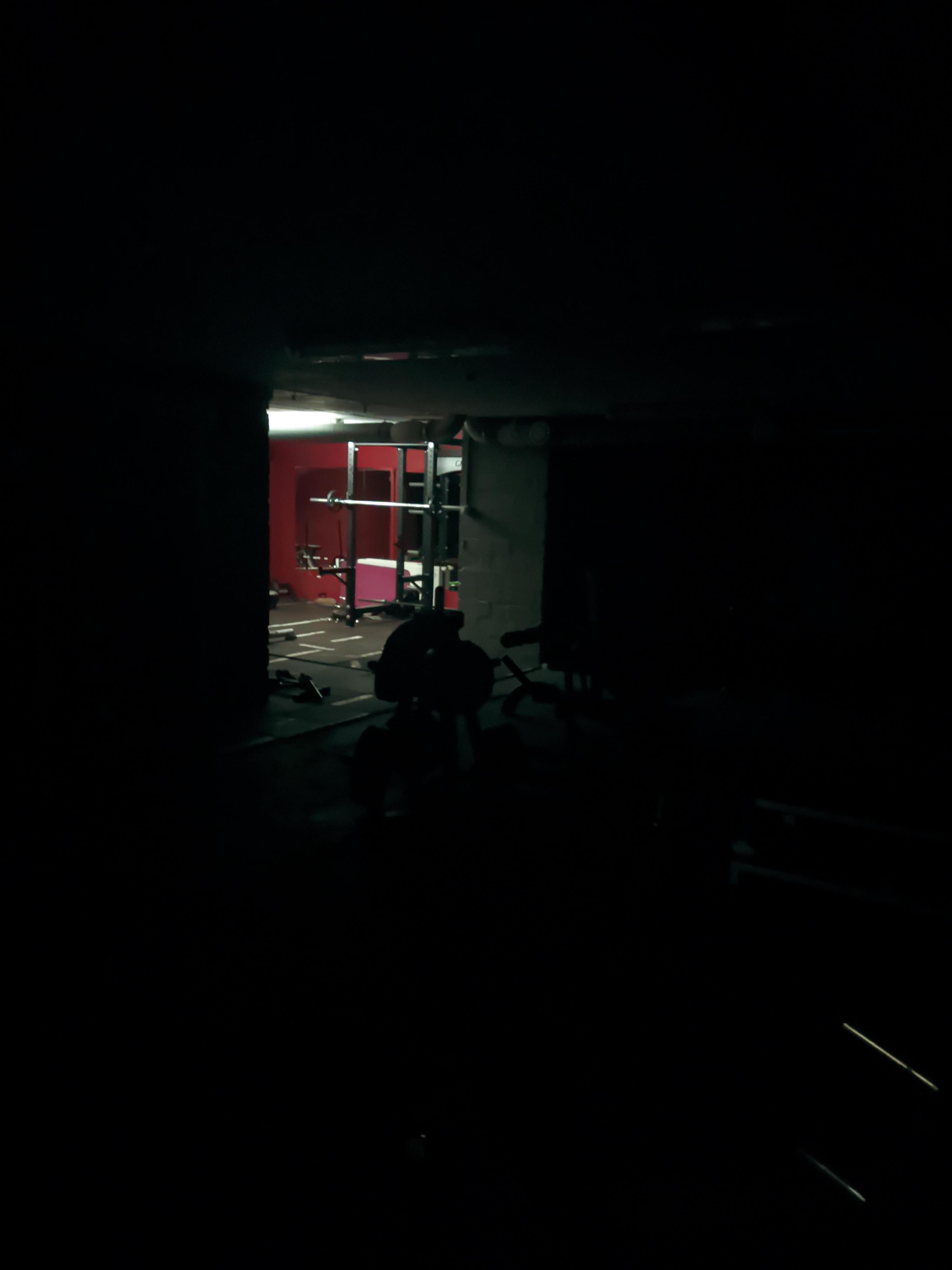 Walking into the basement of my gym at night is... something else | Scrolller