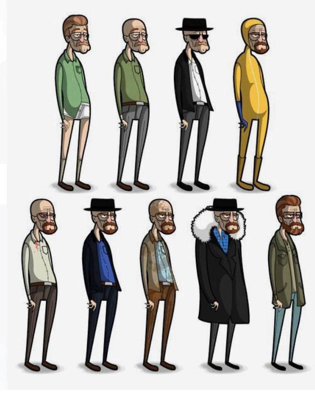 Walter white’s evolution | Scrolller