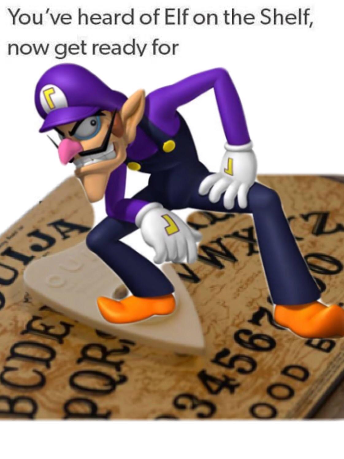 Waluigi on a ouija | Scrolller