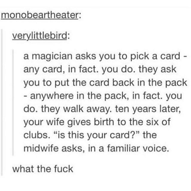 Wanna see a magic trick? | Scrolller