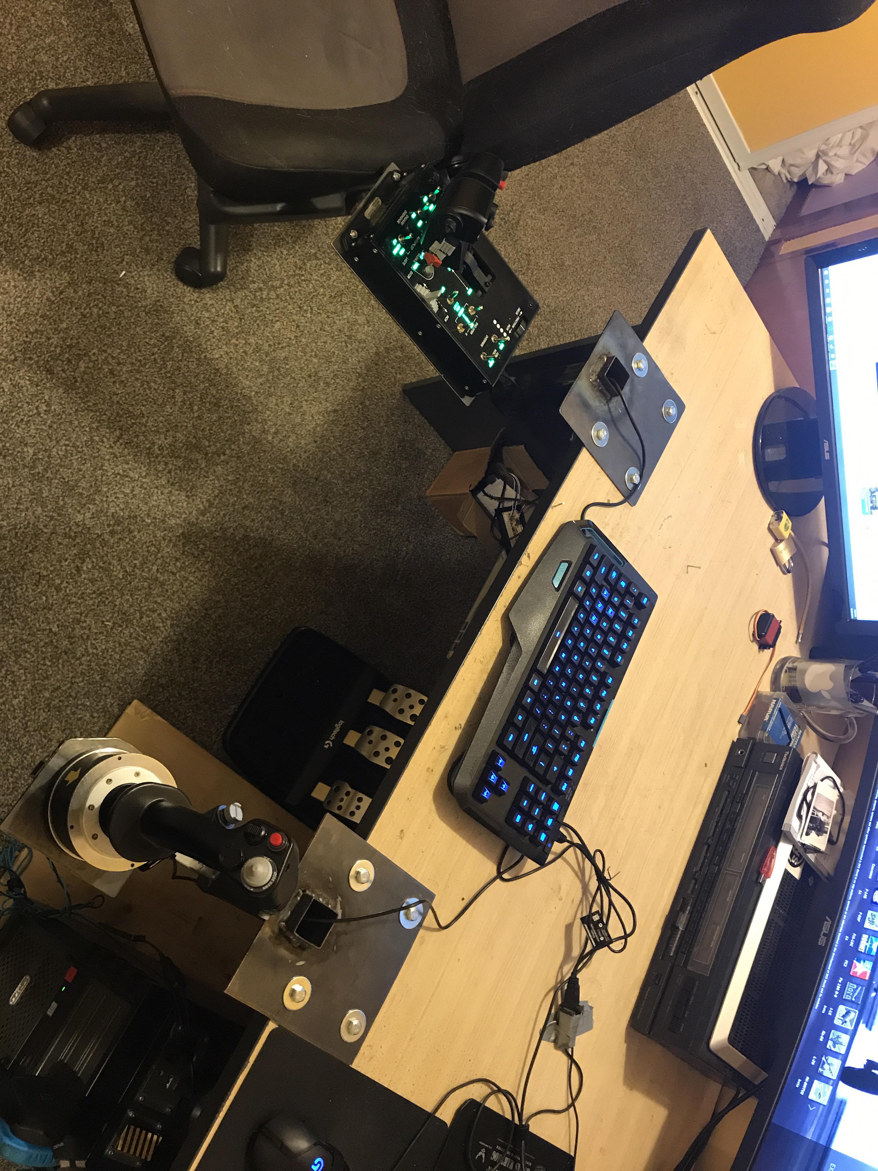 Wanted desk mounts, so I made some. | Scrolller