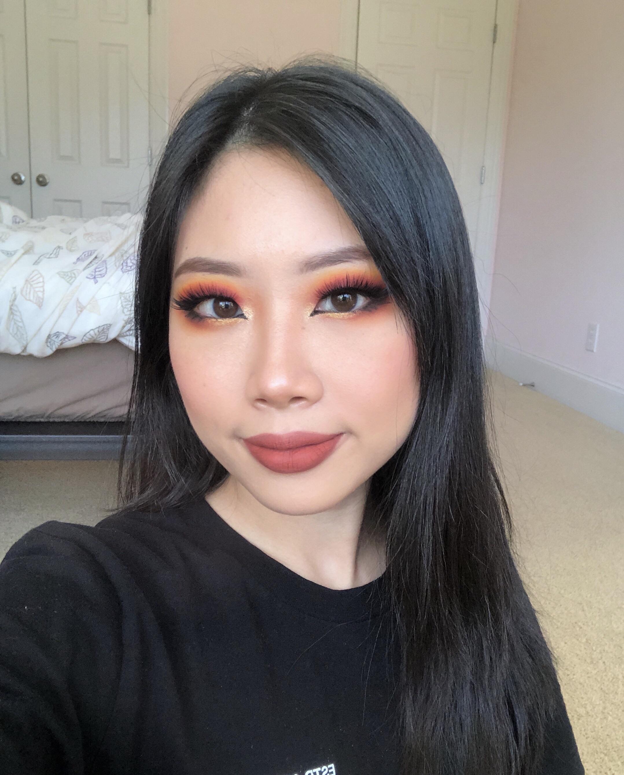 warm tone makeup look | Scrolller