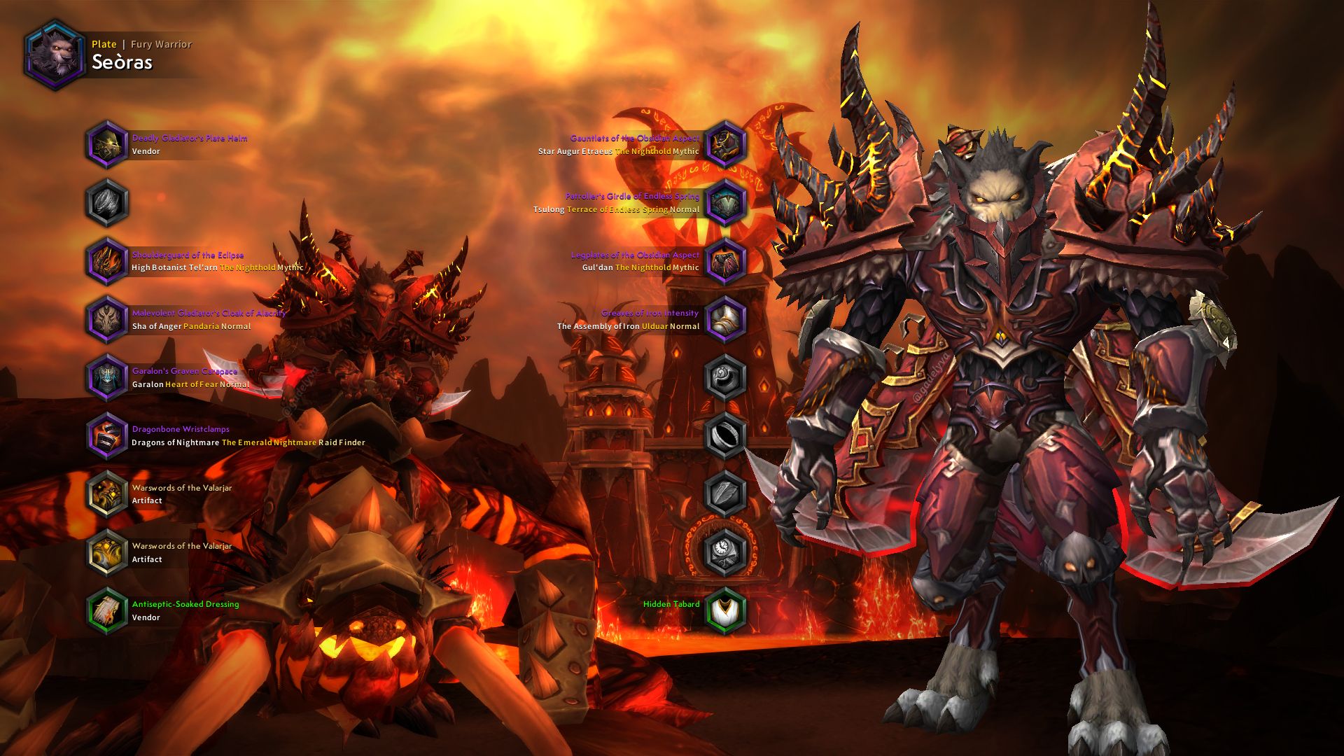 Warrior of the Obsidian Aspect | Scrolller