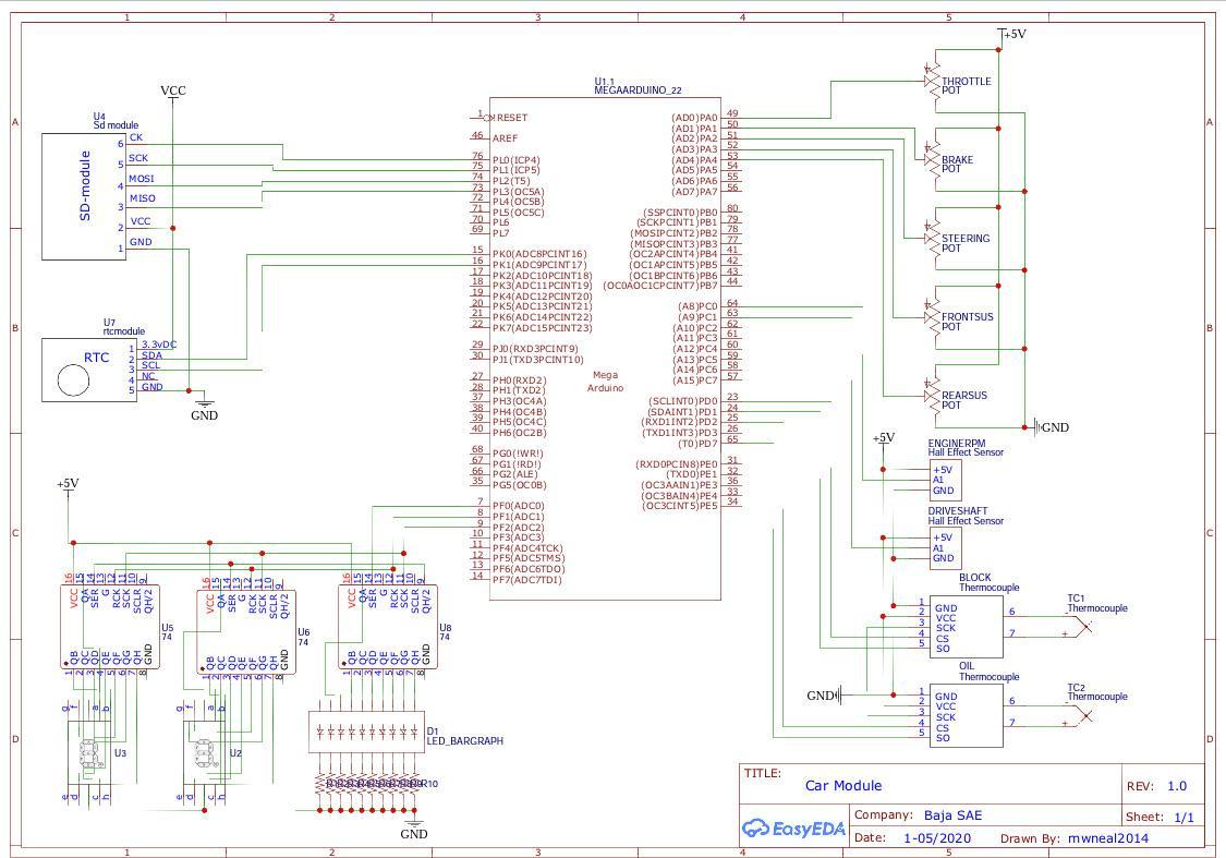 Was just handed this schematic to build for a Baja vehicle. We’re doing some data acquisition ...