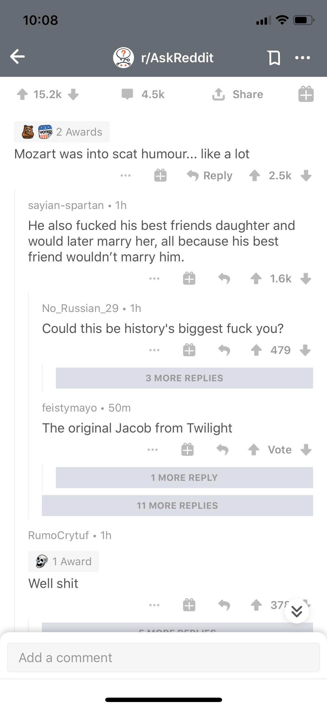 Was Mozart an inspiration for Jacob?! | Scrolller