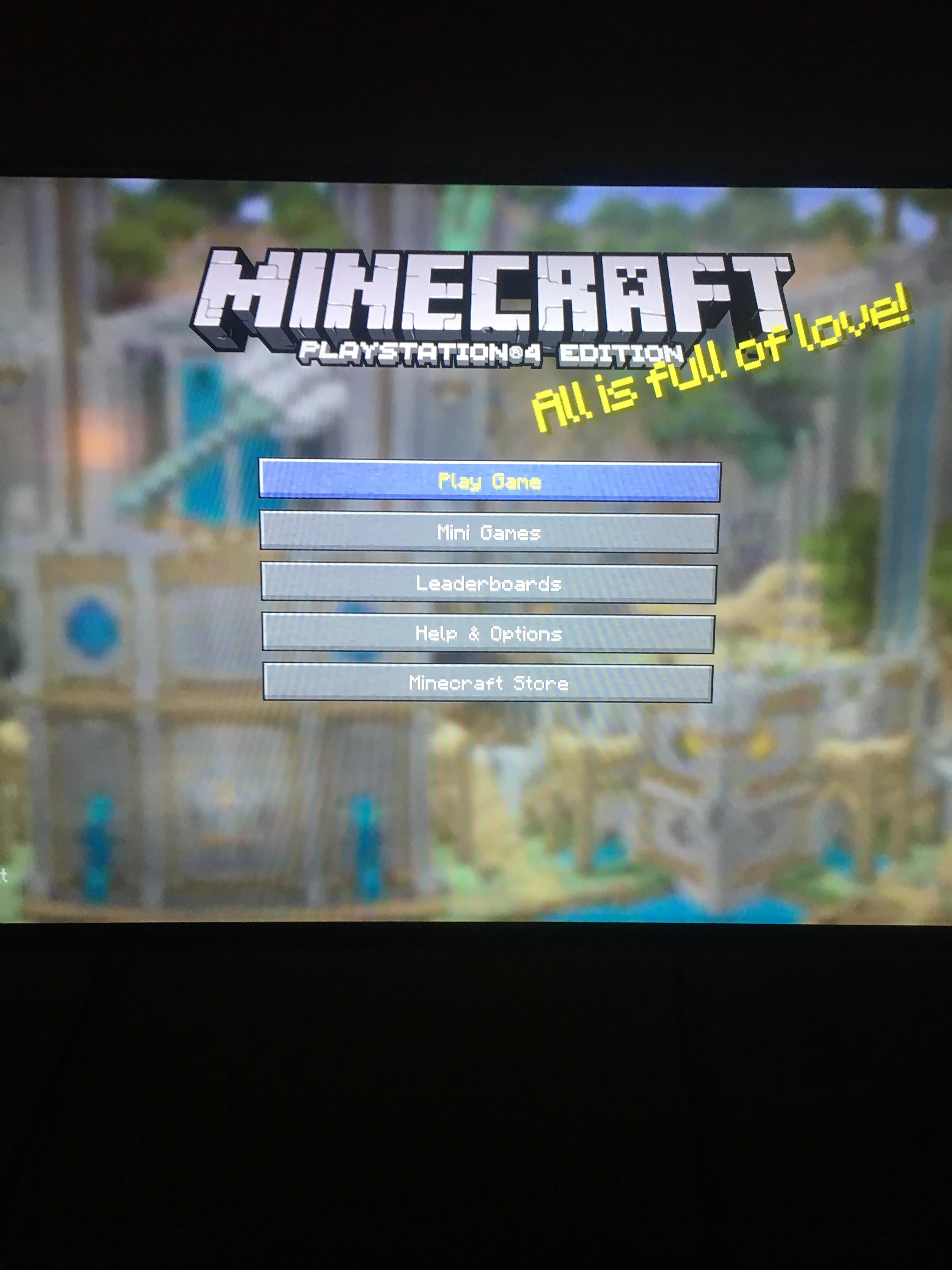 Was playing Minecraft on PS4 when suddenly... | Scrolller