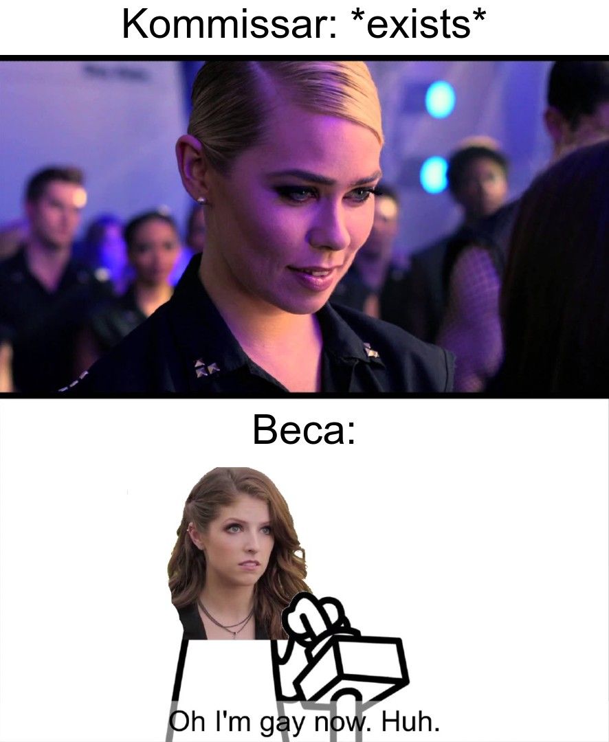 Was watching Pitch Perfect 2 and this is how my brain saw this scene XD | Scrolller