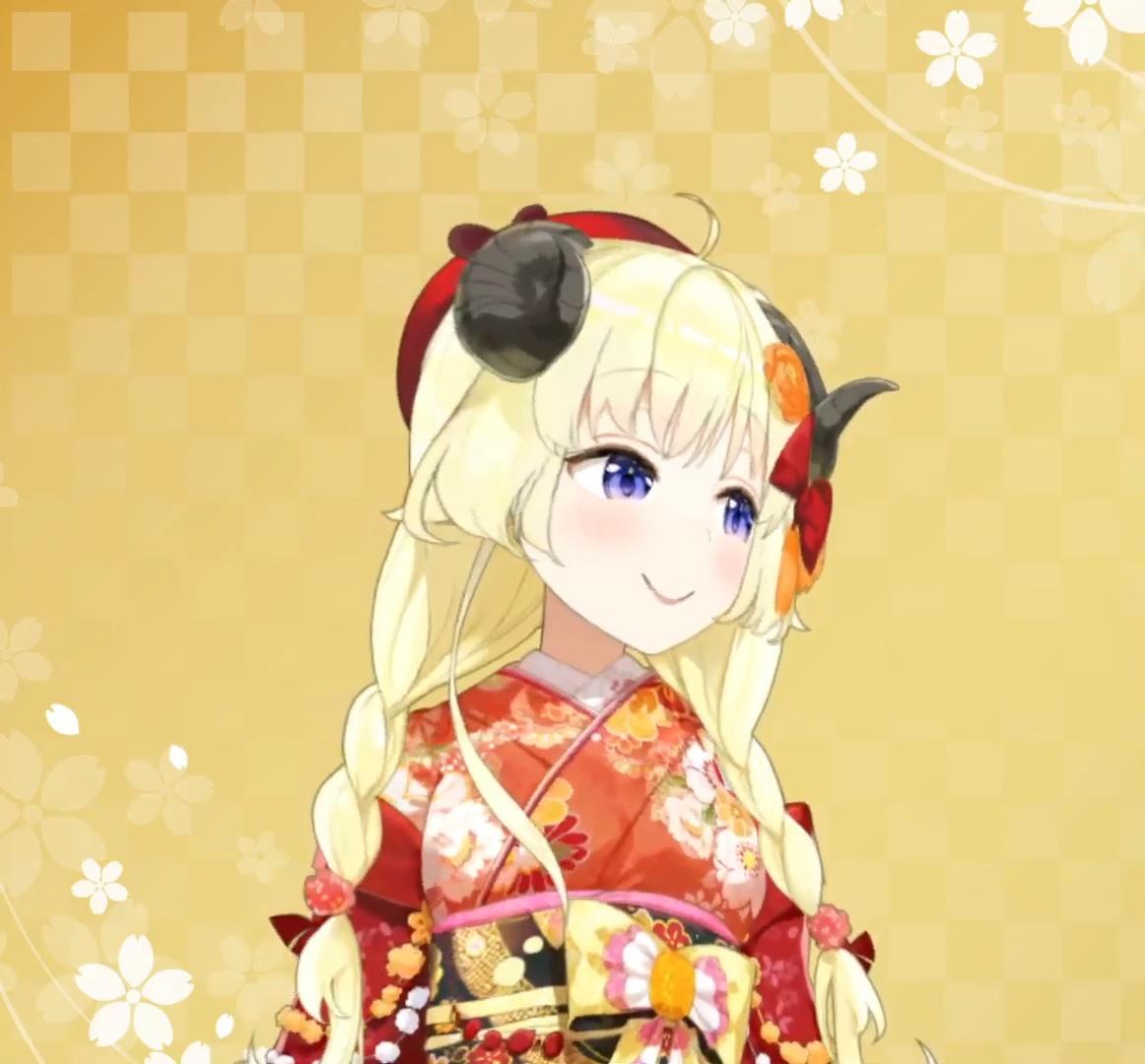 Watame New Years Outfit v2 | Scrolller