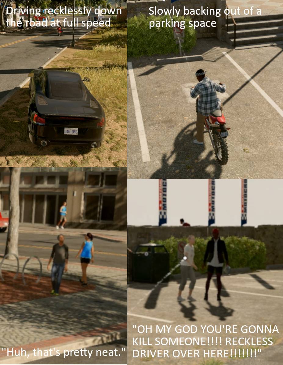 Watch Dogs 2's pedestrians in a nutshell | Scrolller