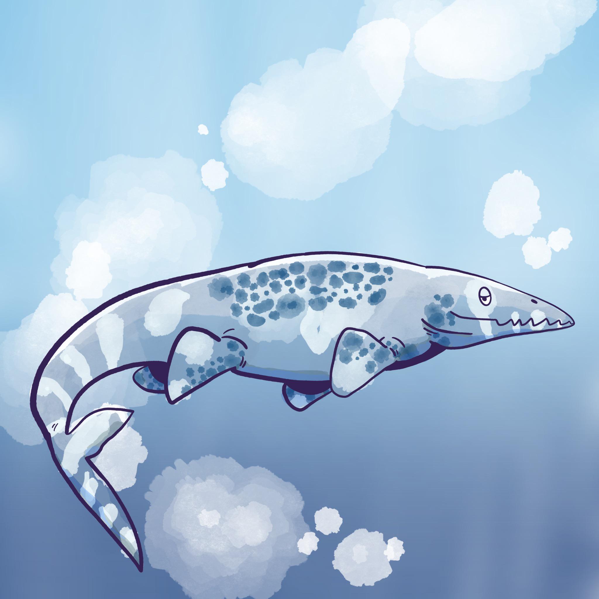 Watercolor Mosasaurus (OC) | Scrolller