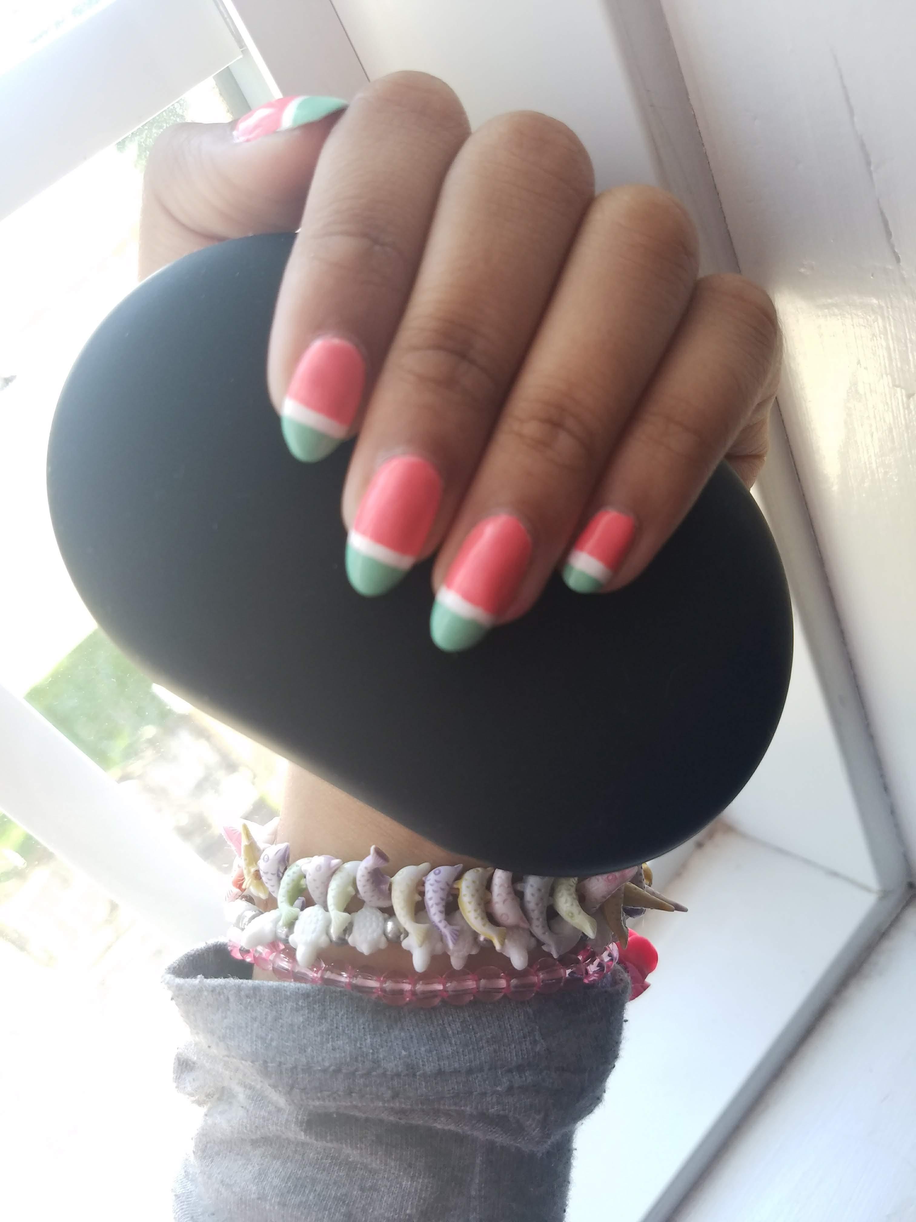 Watermelon nails 🍉 | Scrolller