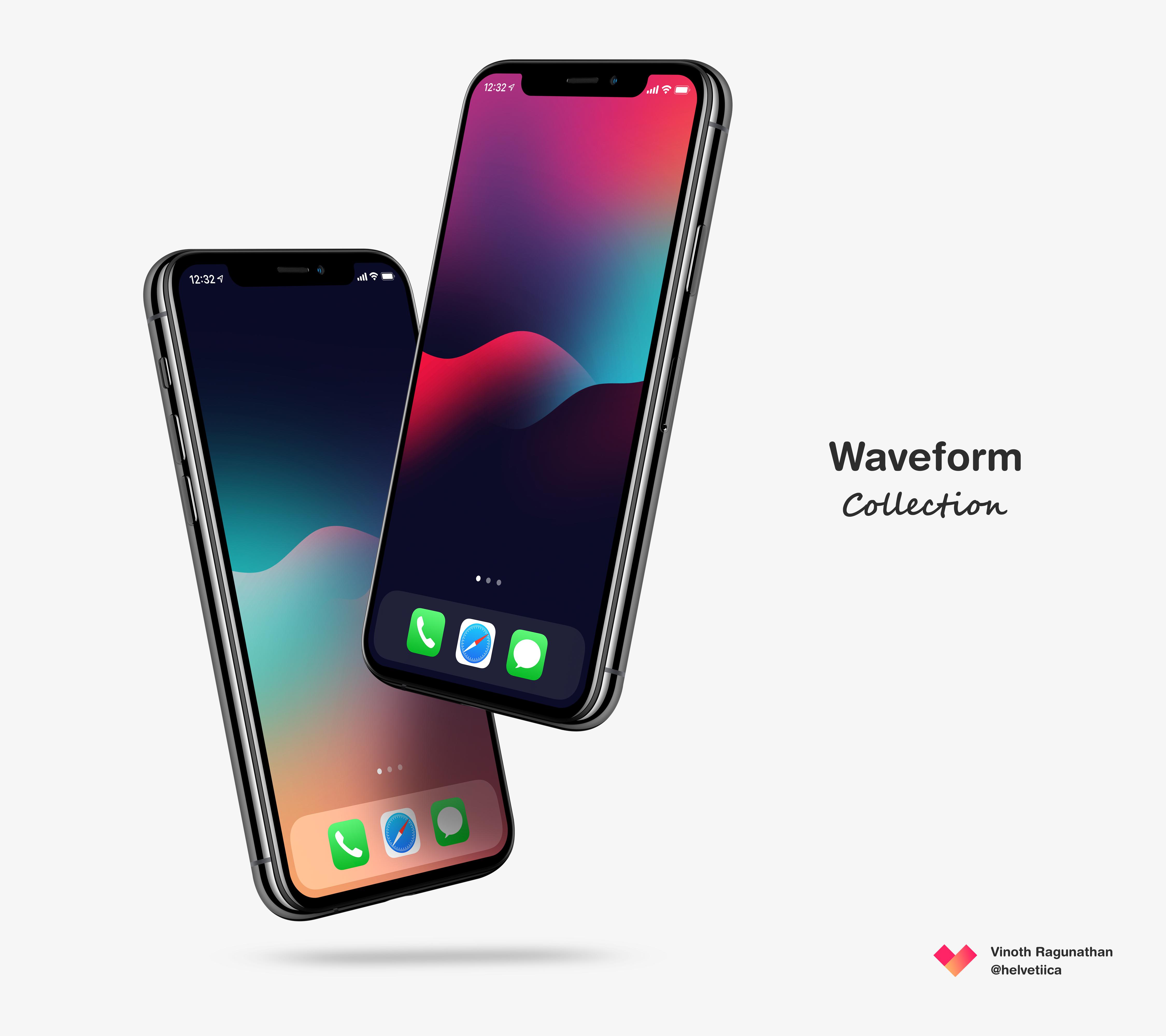 [Wallpaper] Waveform // Gradients | Scrolller