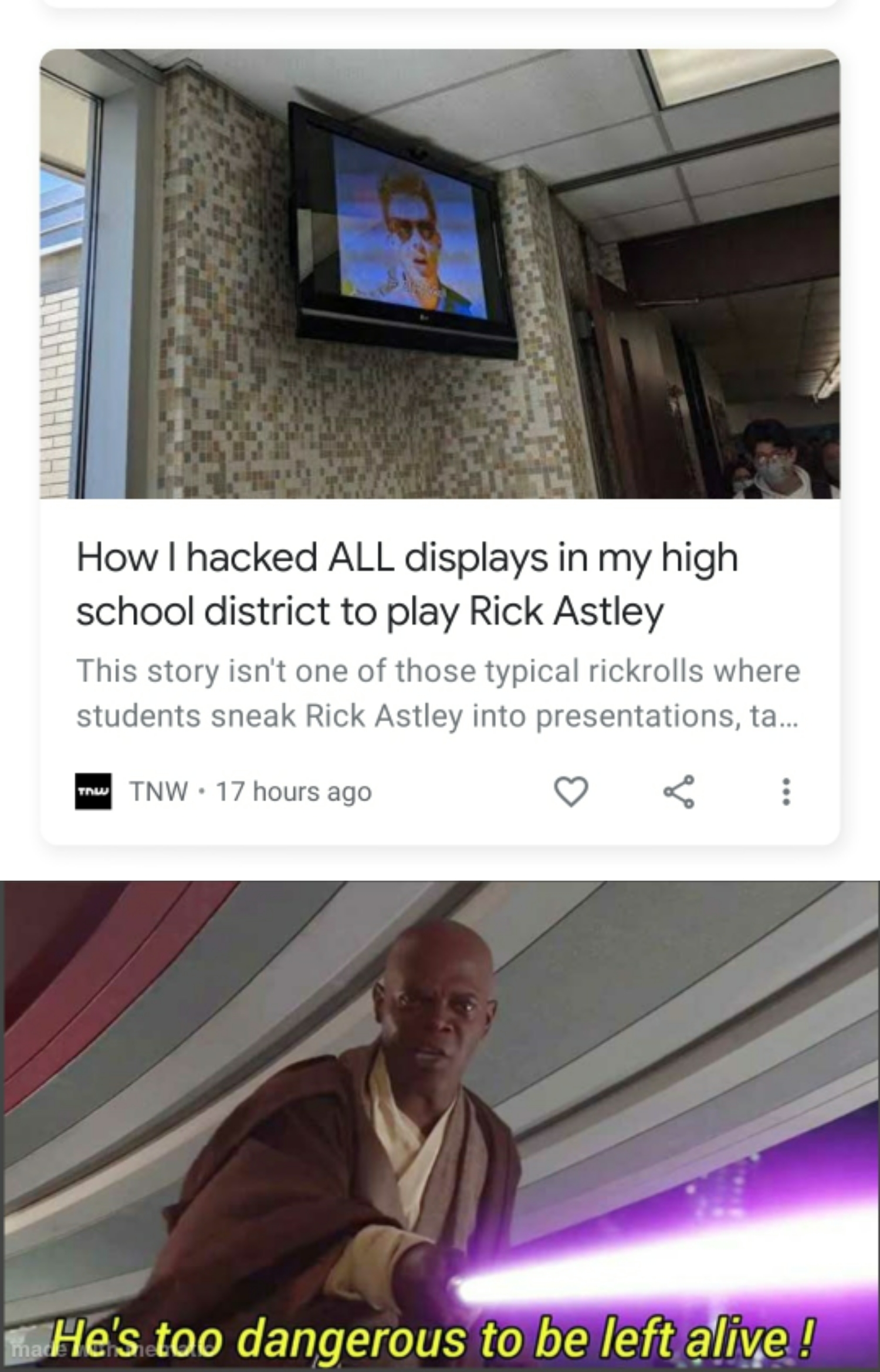 way too dangerous | Scrolller