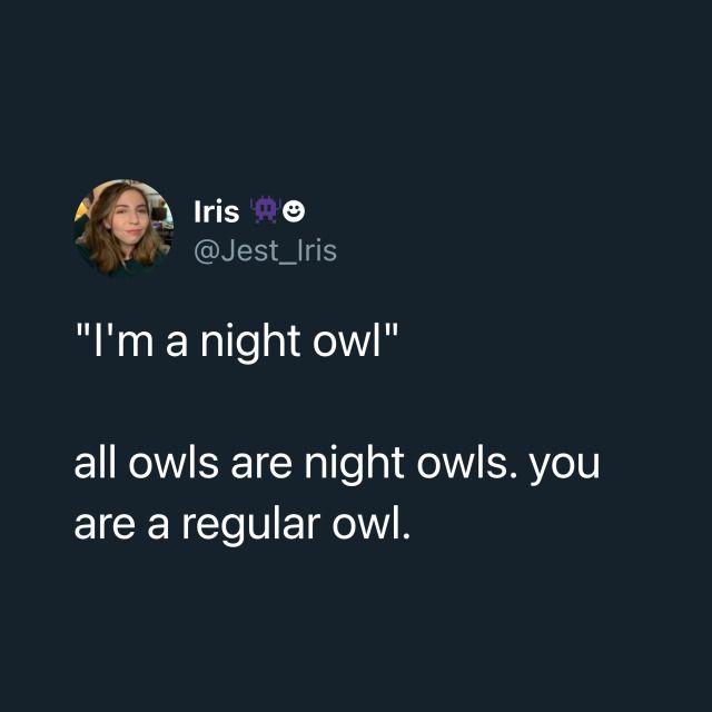 We are the night owls. | Scrolller