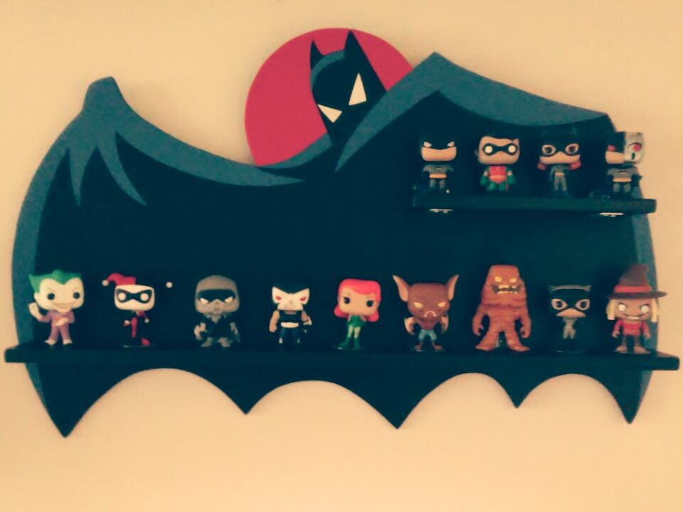 We finished our custom Animated Batman Shelf. /u/babz22 | Scrolller