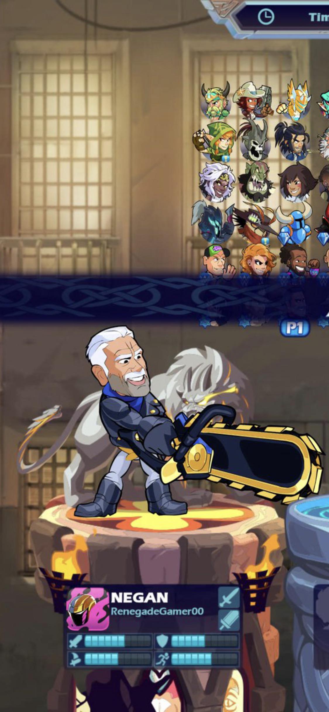 We should start like a Brawlhalla fashion showcase I would love to show off some of my skin set ...