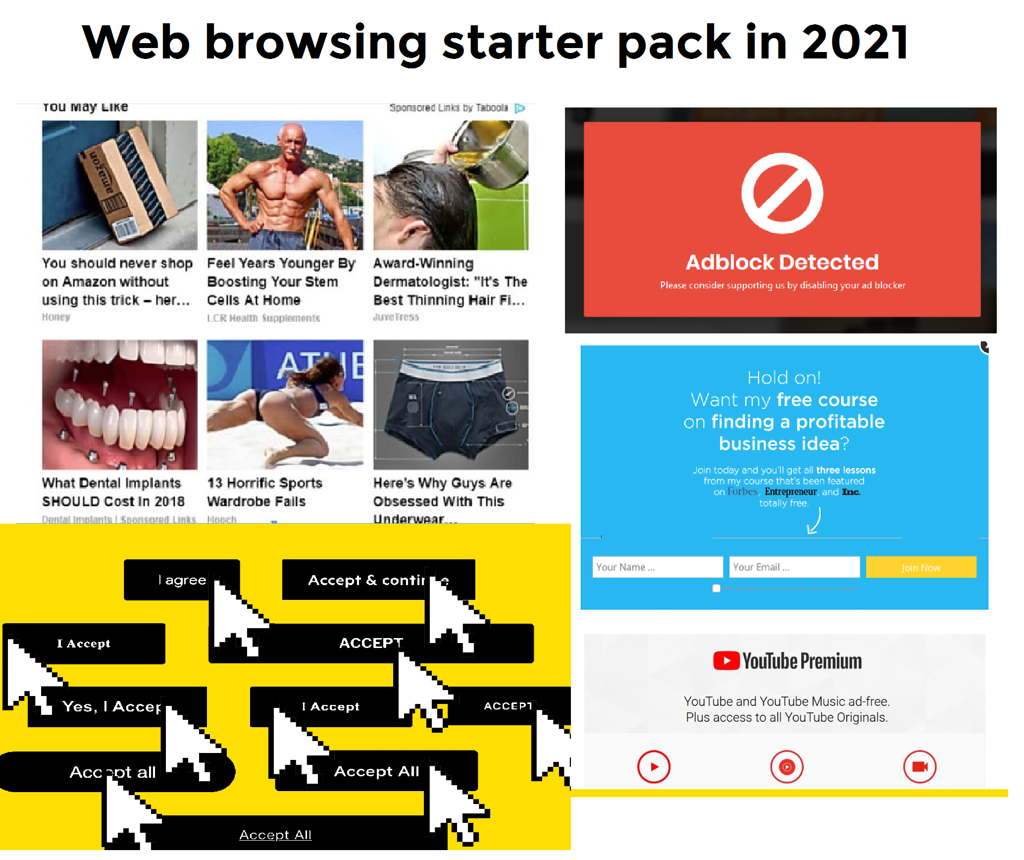 Web browsing starter pack in 2021 | Scrolller