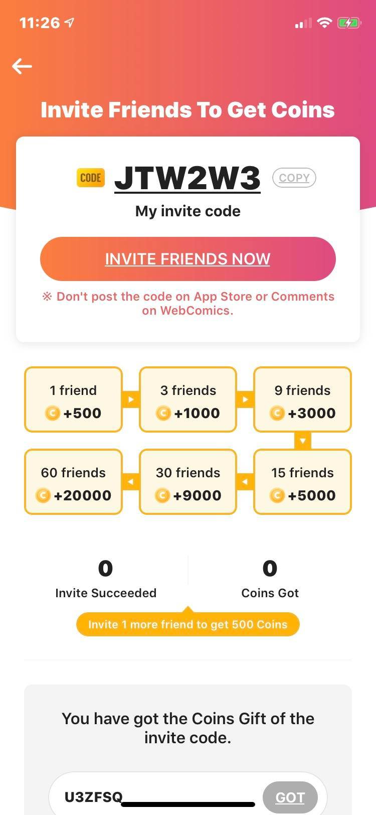 Web comic code | Scrolller