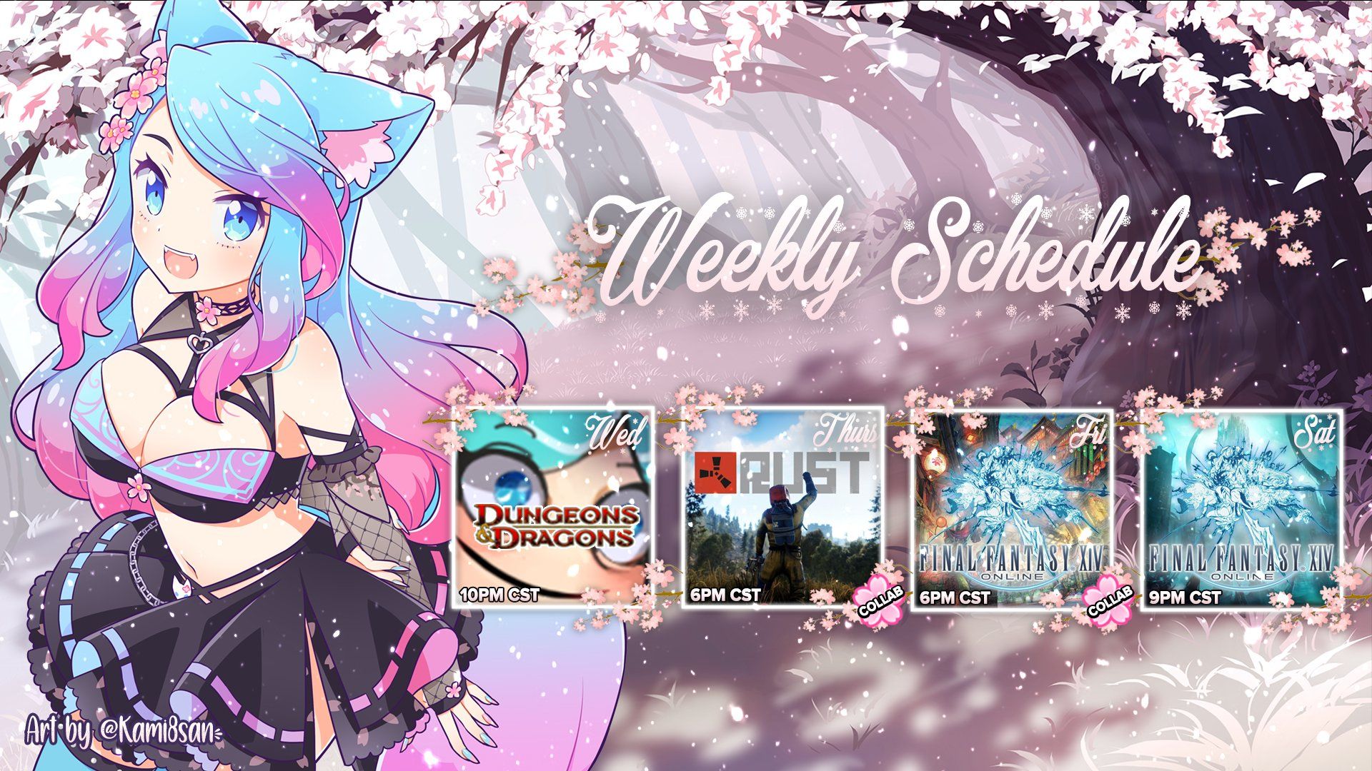 🌸Weekly Schedule🌸 | Scrolller