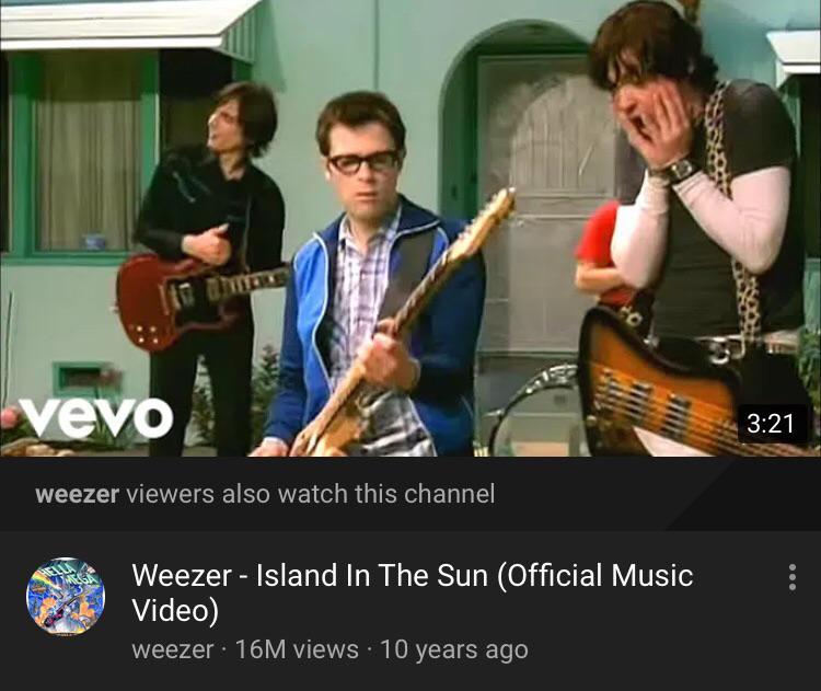 Weezer viewers also watch... Weezer... | Scrolller