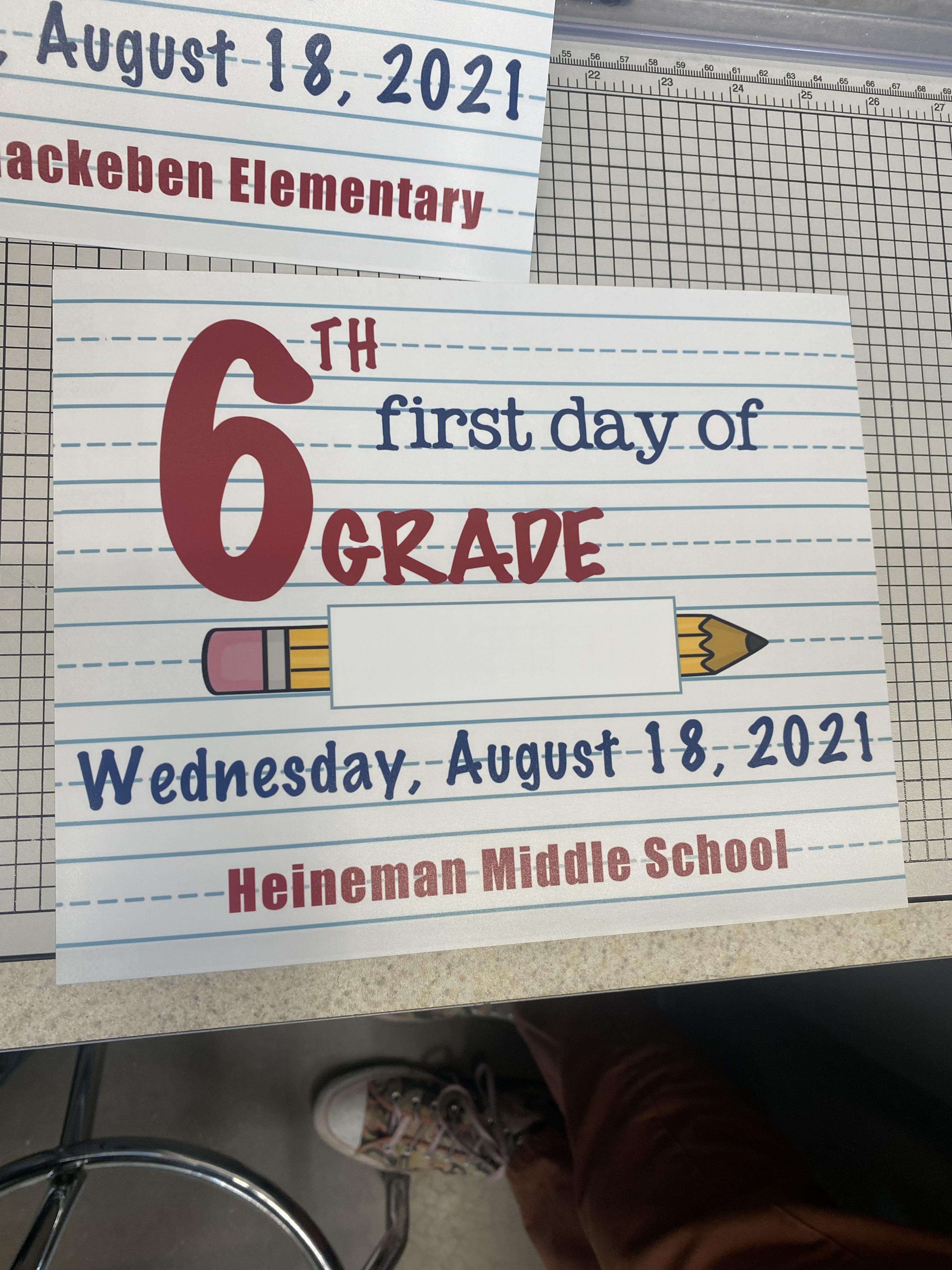 Welcome to your 6th first day of grade! | Scrolller