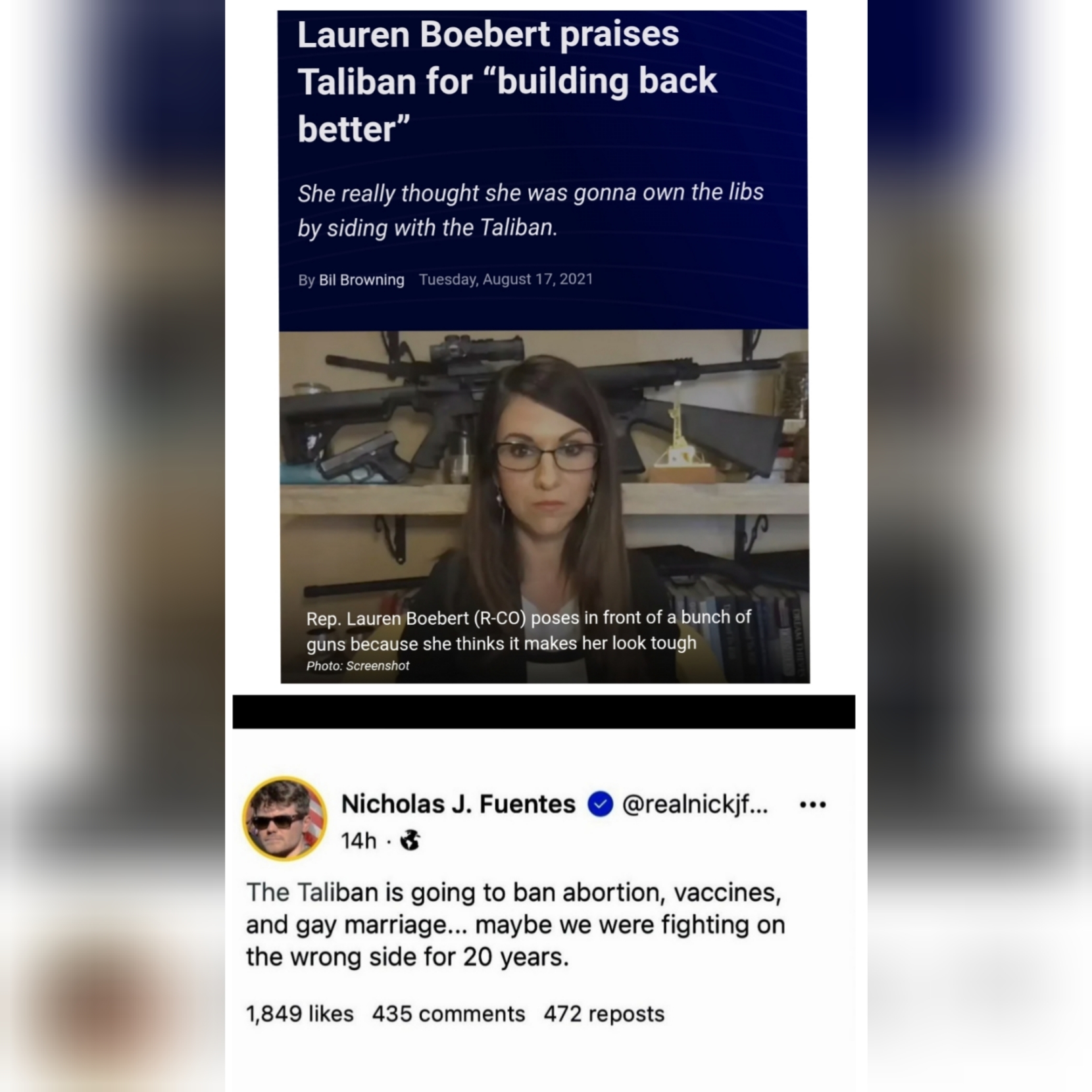 Well their ideologies align... | Scrolller