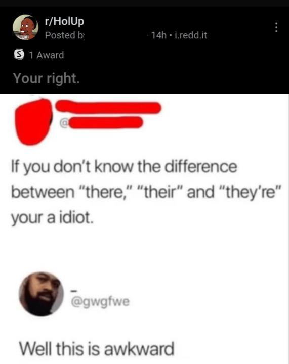 Well THIS is awkward | Scrolller