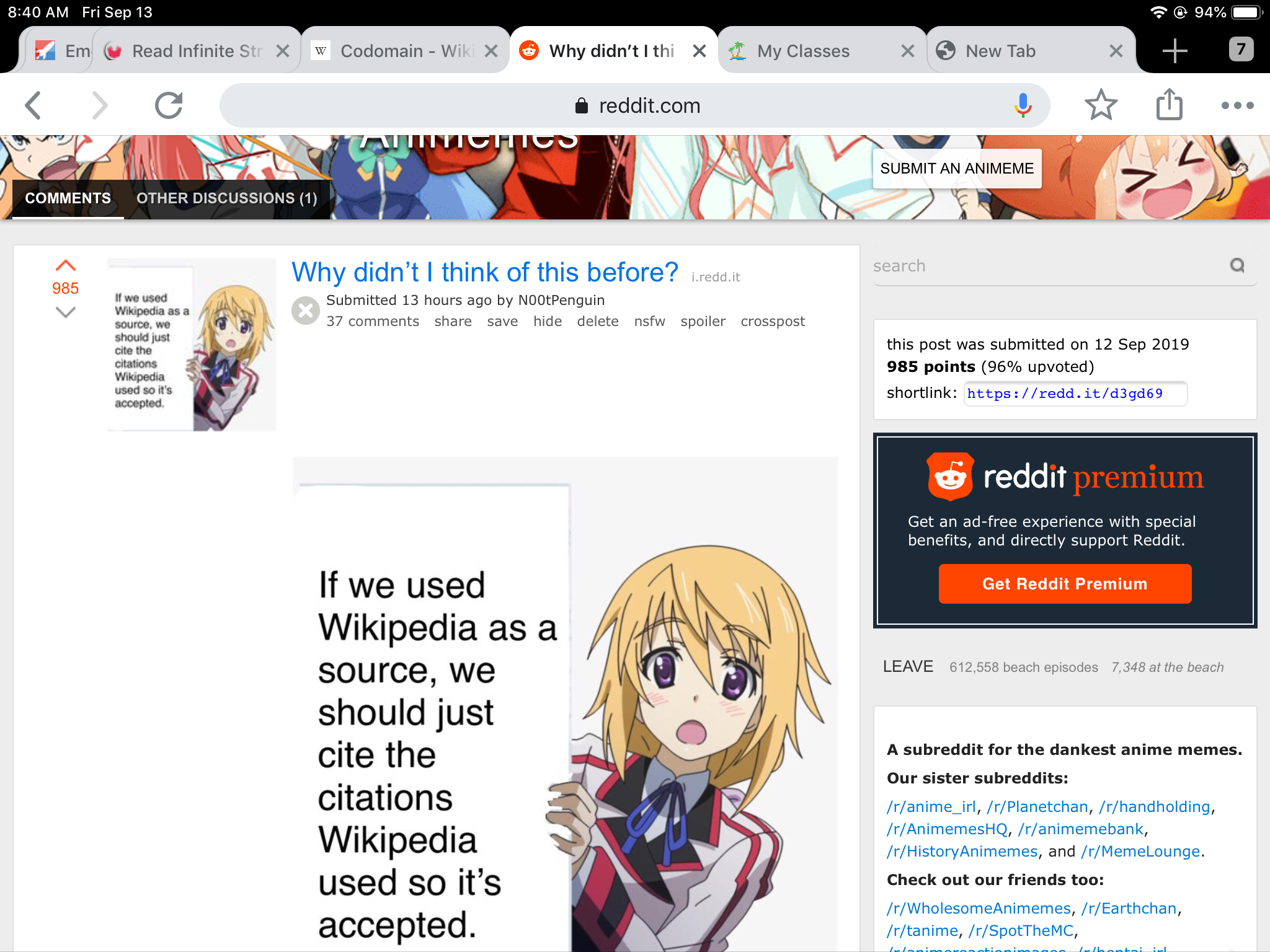 Well we did it, “Charlotte’s Facts” meme format is now a recognized meme. | Scrolller