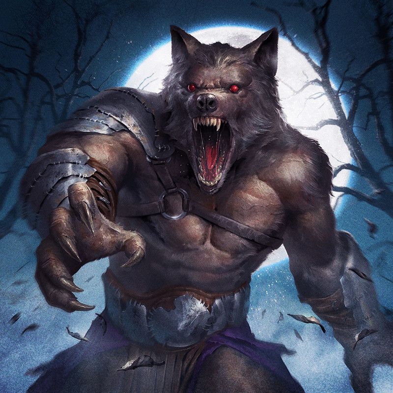 Werewolf by Ameen Naksewee | Scrolller