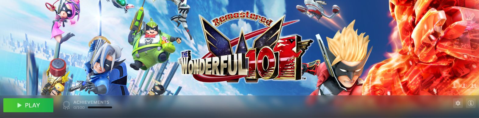 What a missed opportunity, The Wonderful 101 only has 100 achievements ...