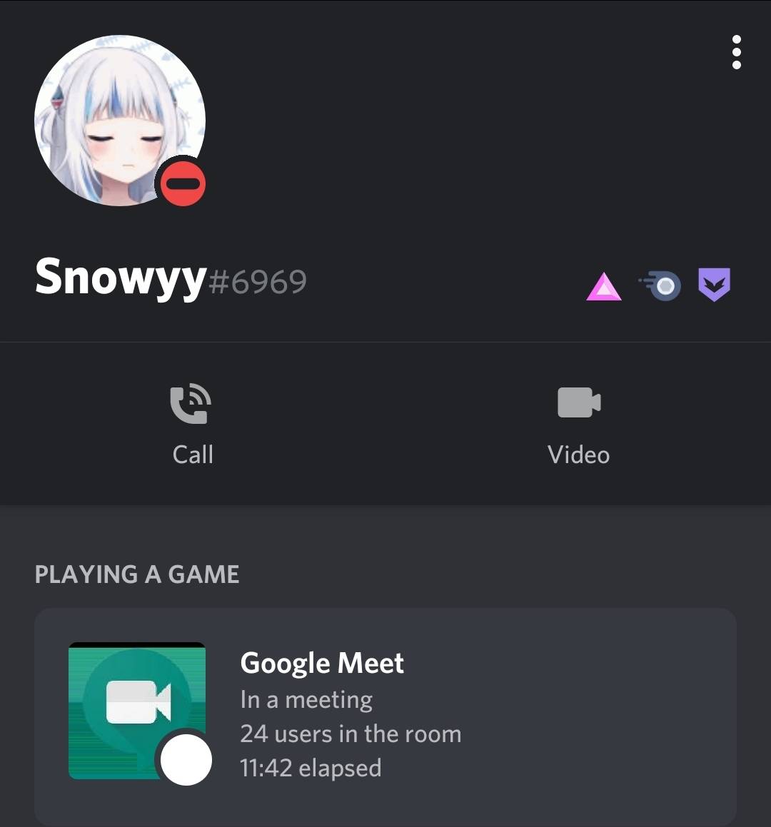 What an epic gamer playing google meets, thanks Google | Scrolller
