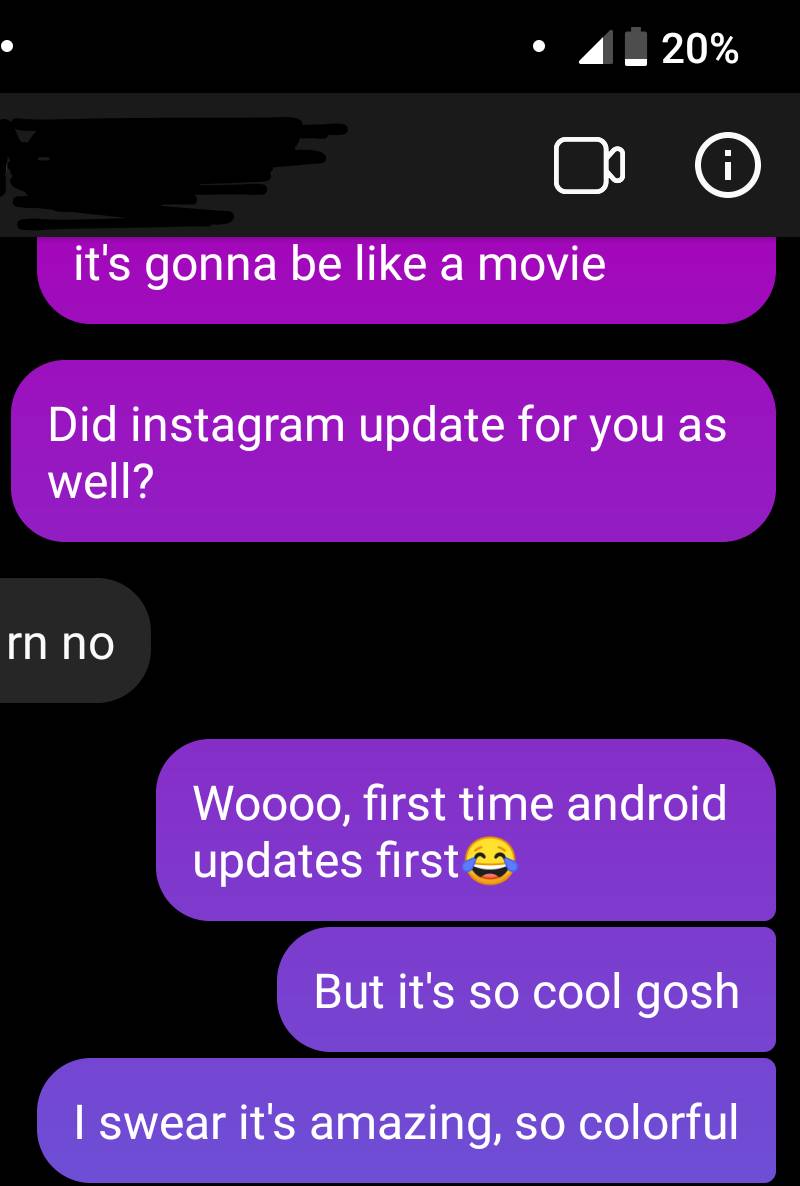 What happened with the colored messages? They seemingly appeared out of nowhere on Valentine's ...