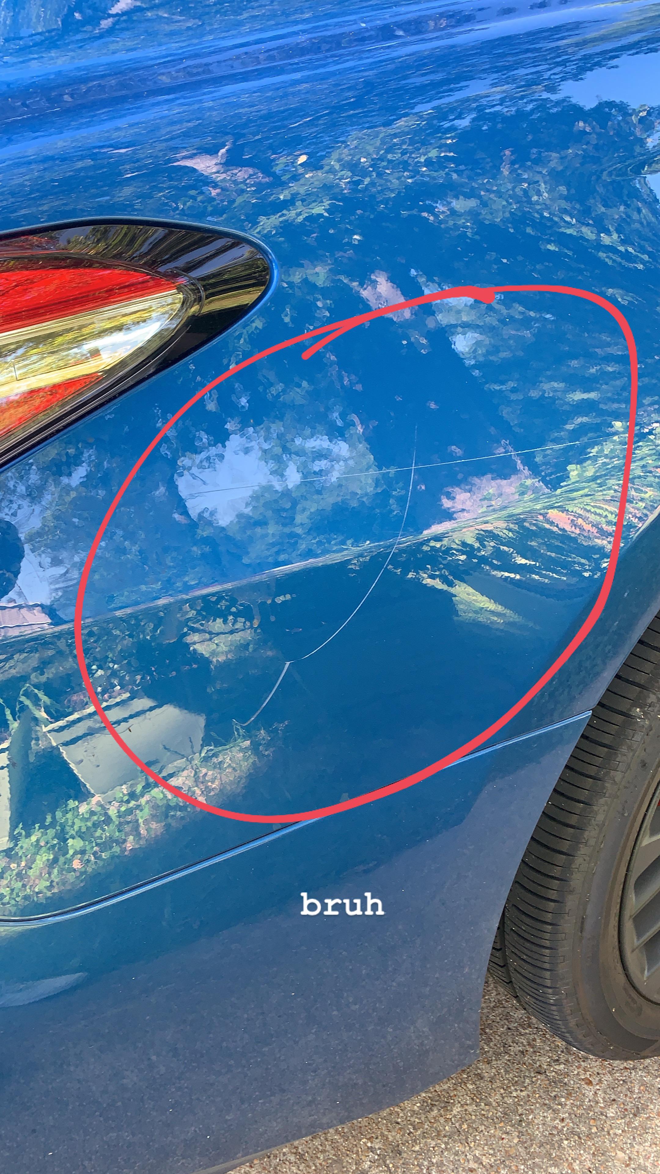What Is A Good Way To Fix This Some Asshole Hit My Car With Their Door