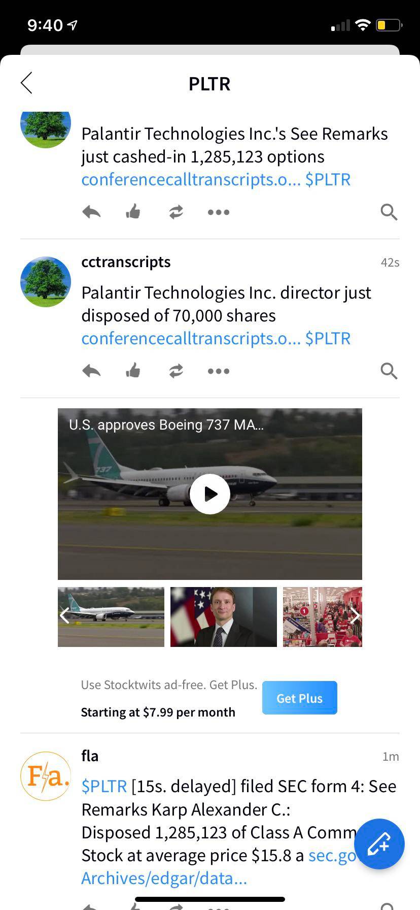 WHAT IS HAPPENING. PLTR | Scrolller