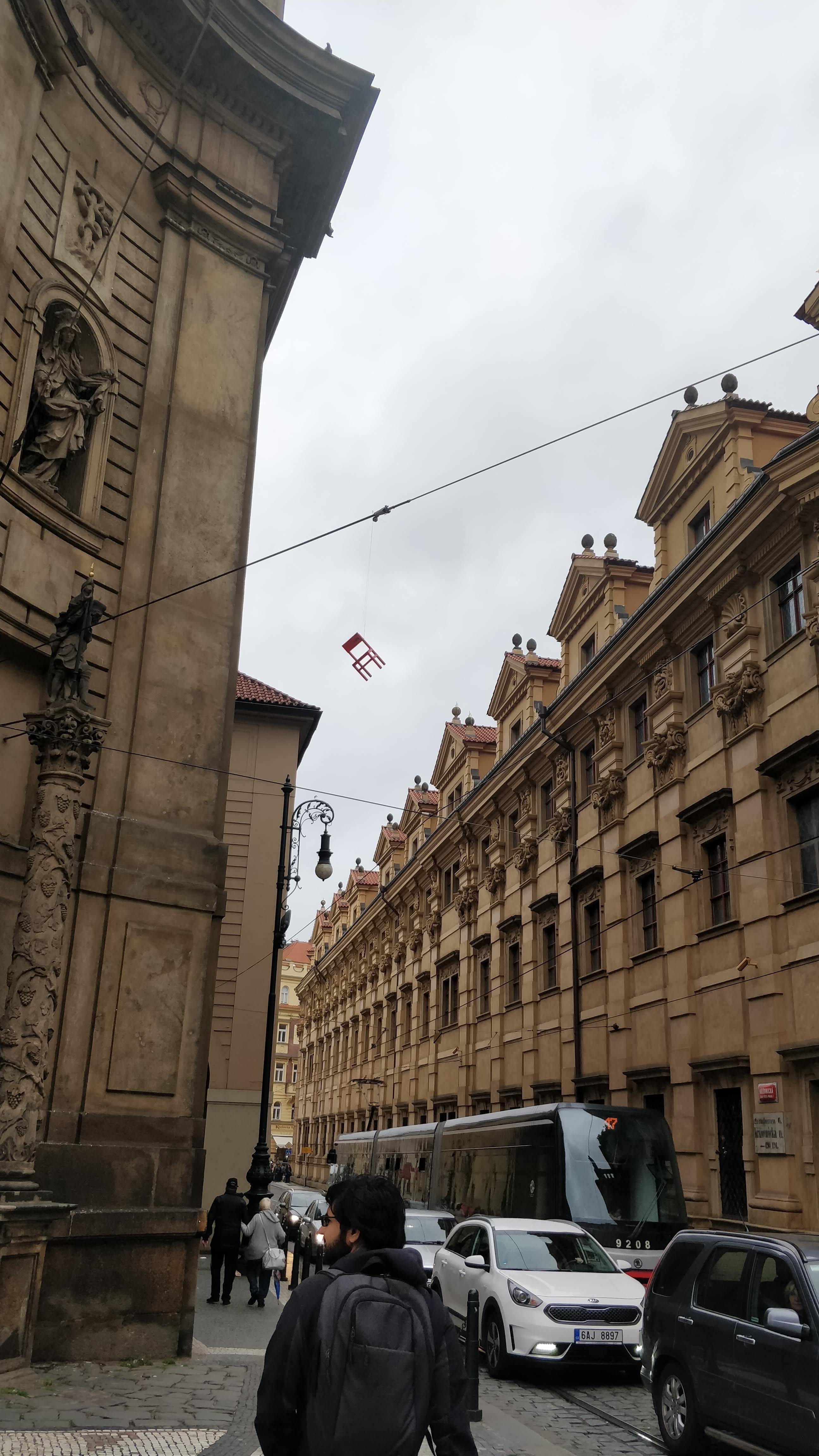 What is up with this hanging chair I discovered in Prague? | Scrolller
