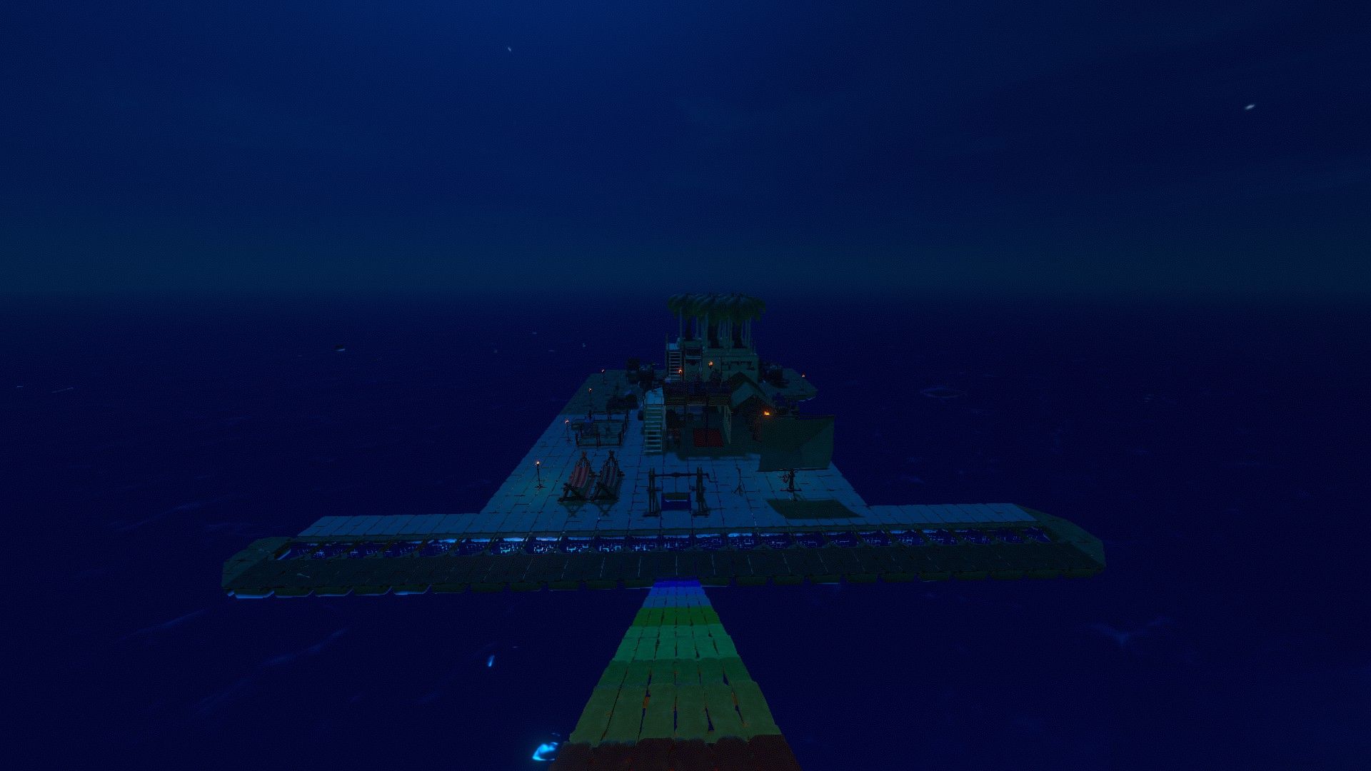 What our raft looks like after 100 days survived | Scrolller