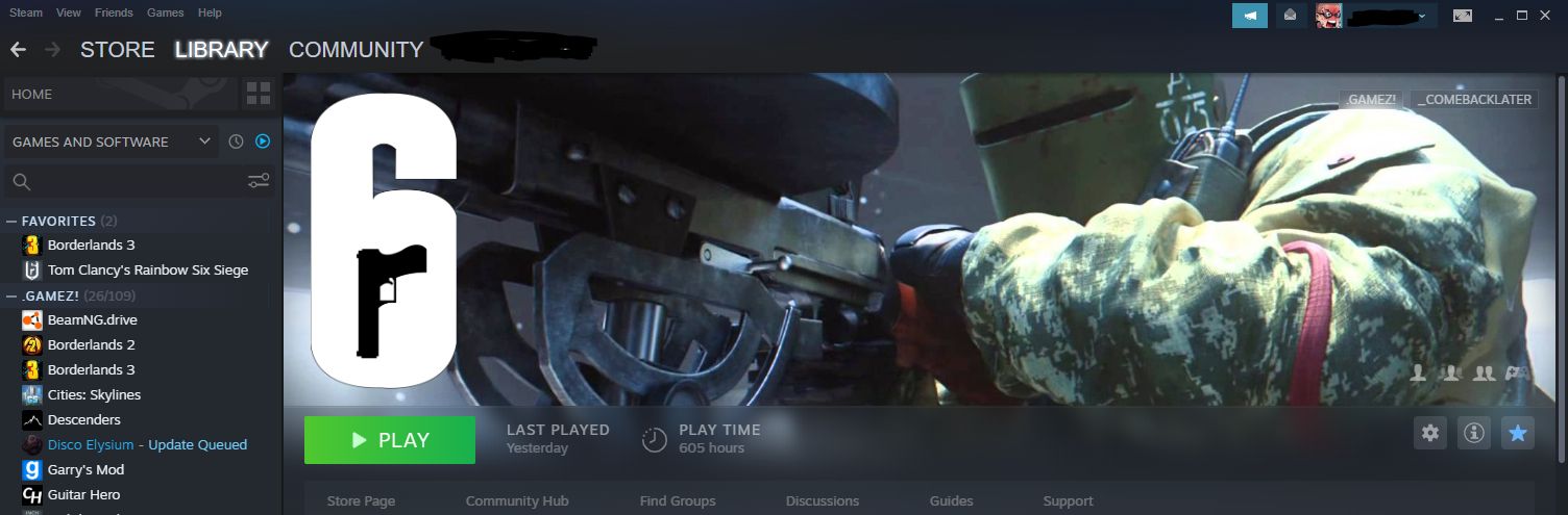 What R6 should truly look like in Steam. | Scrolller