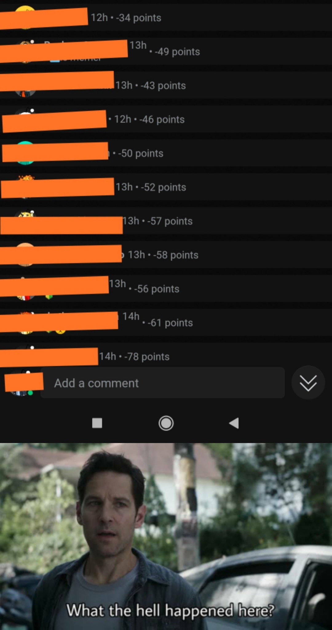 What the hell happened here? | Scrolller