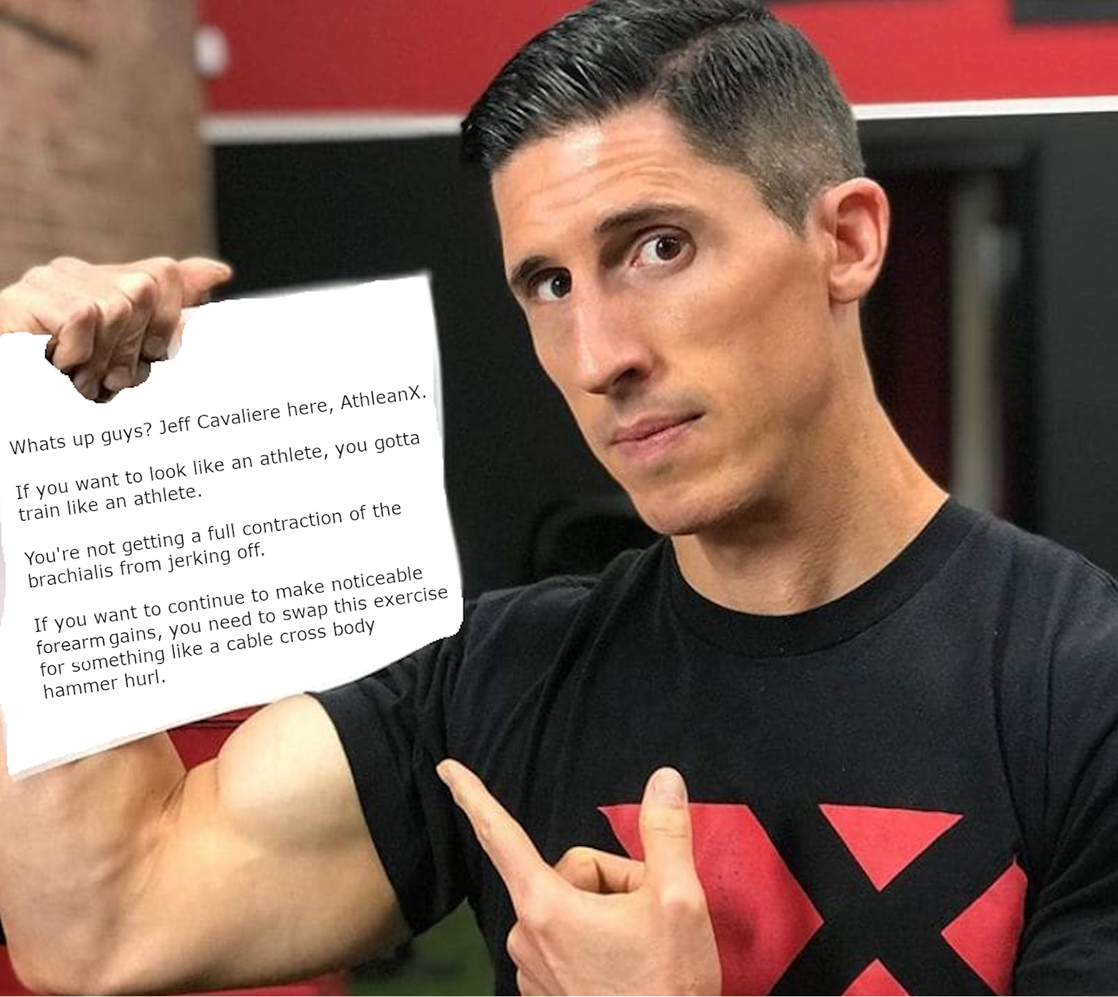 What up guys? Jeff Cavaliere here, AthleanX. | Scrolller