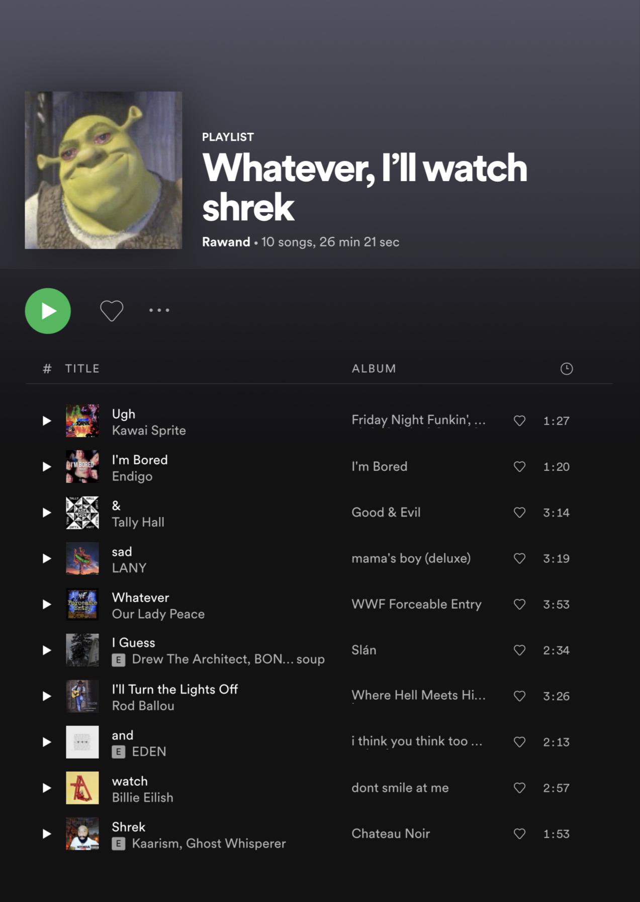 Whatever, I’ll watch shrek | Scrolller